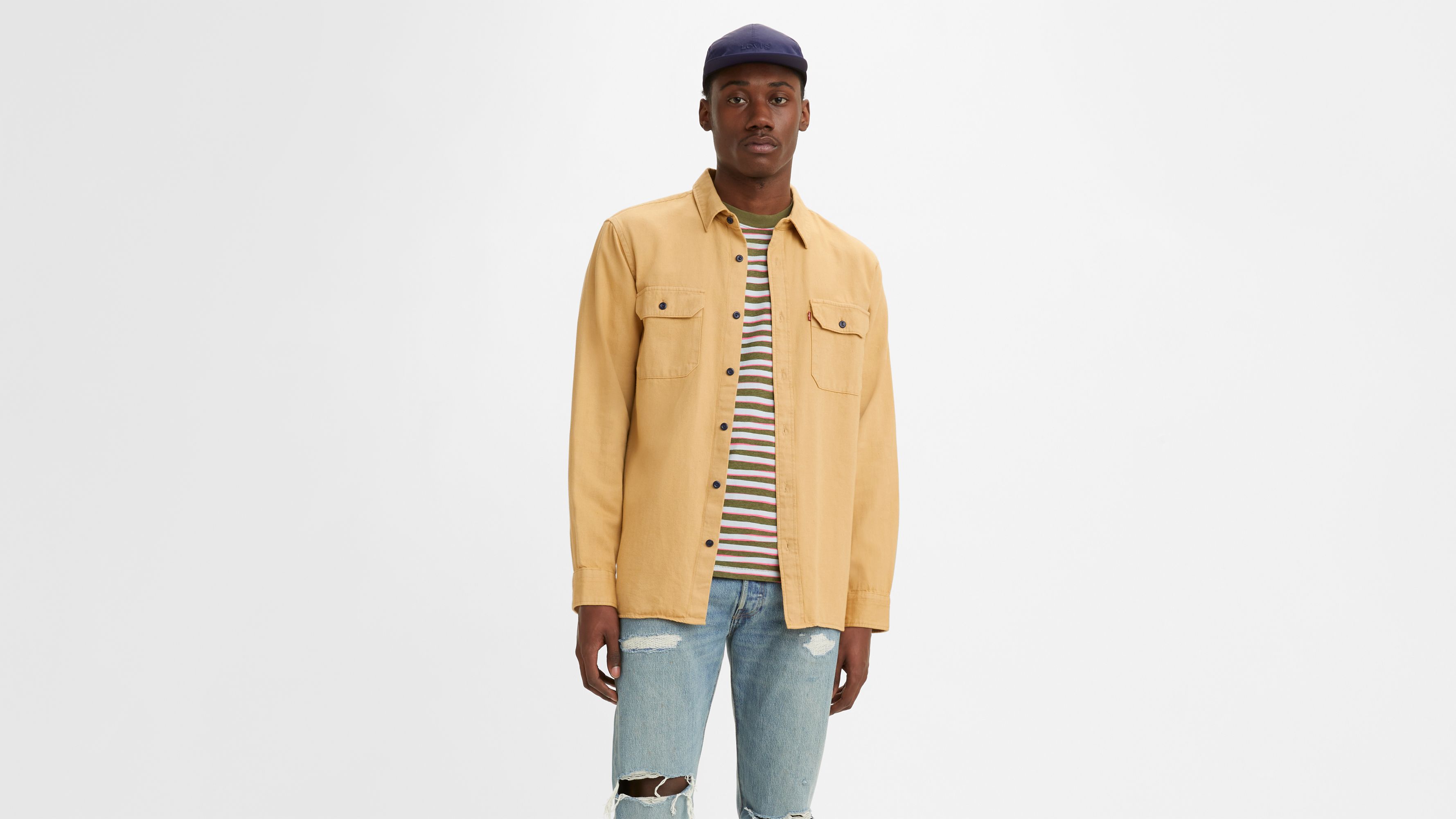 Chemise-veste travailleur jackson - brun | Levi's® CA