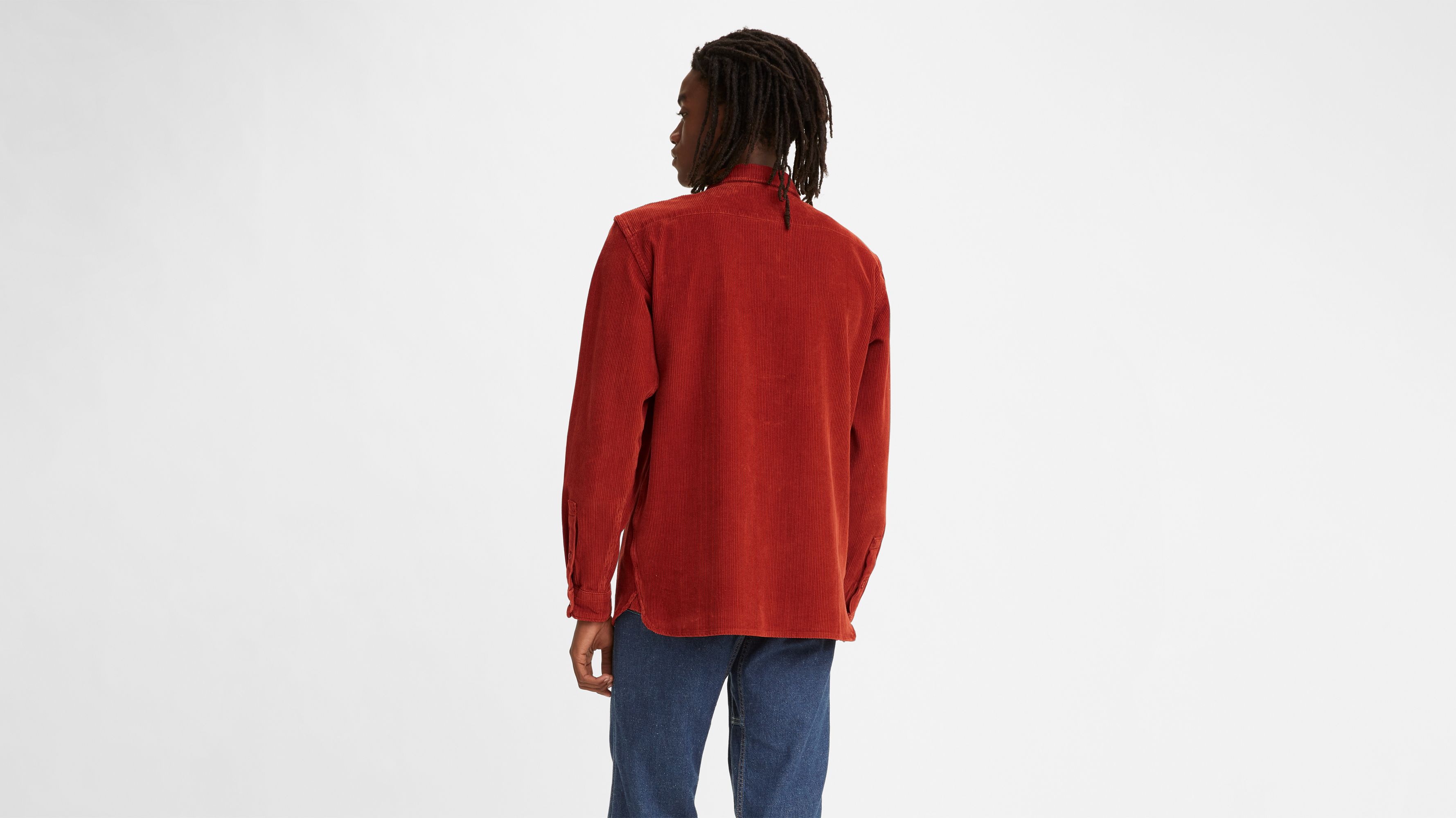 Jackson Worker Corduroy Overshirt - Red | Levi's® US