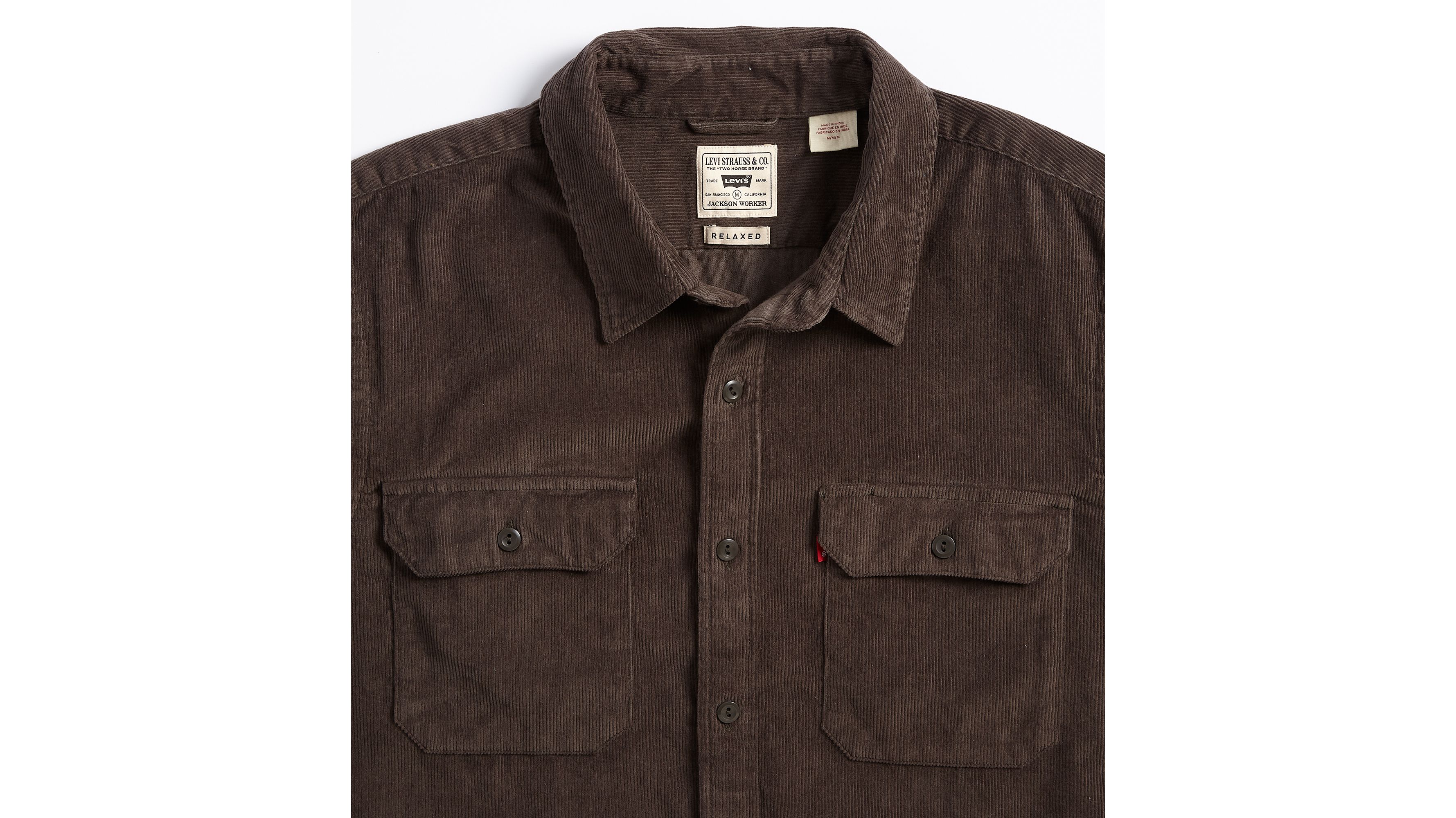 Jackson Worker Overshirt - Brown | Levi's® MT