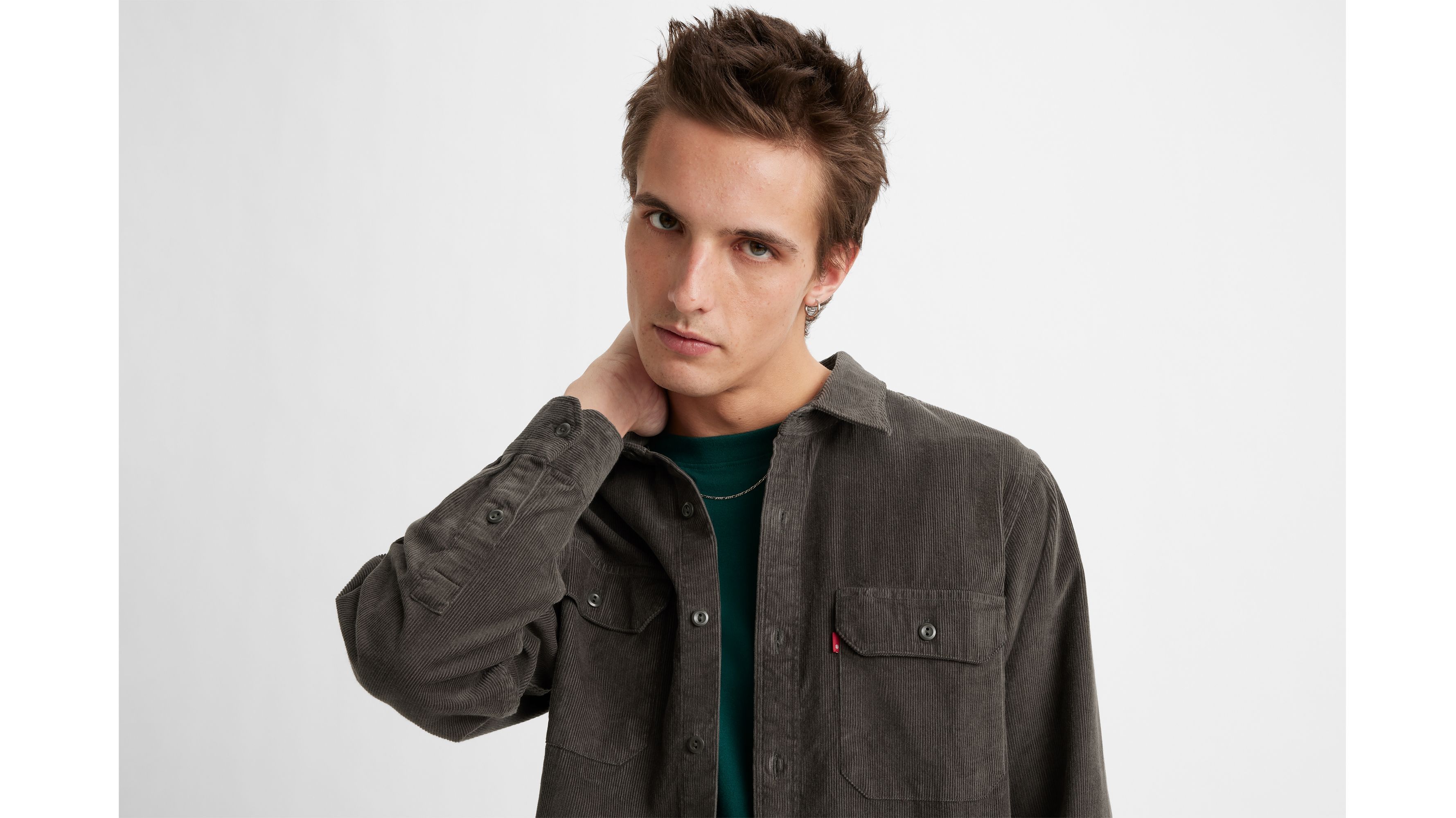 Jackson Worker Overshirt - Brown | Levi's® CY