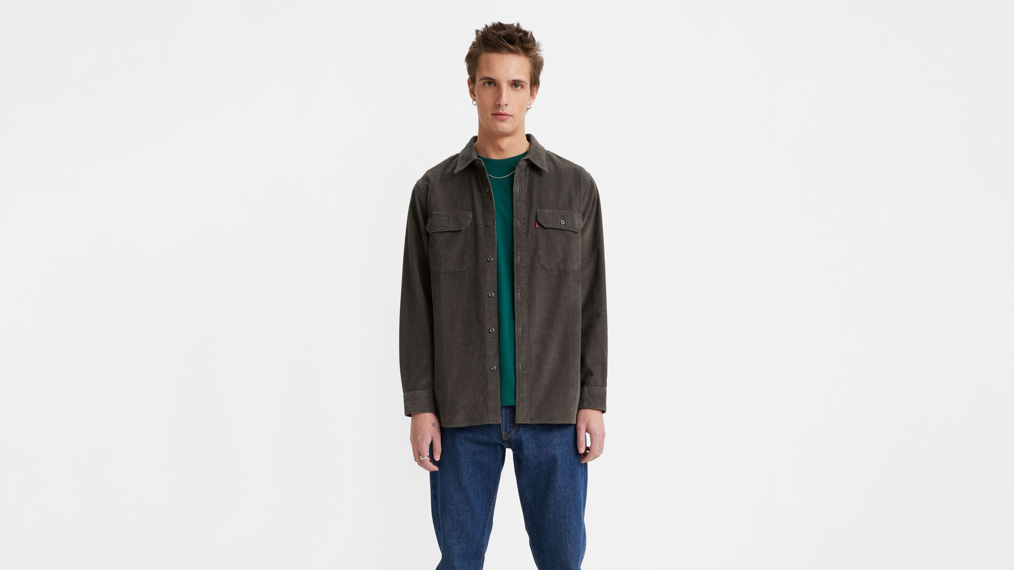 Jackson Worker Overshirt - Brown | Levi's® CY