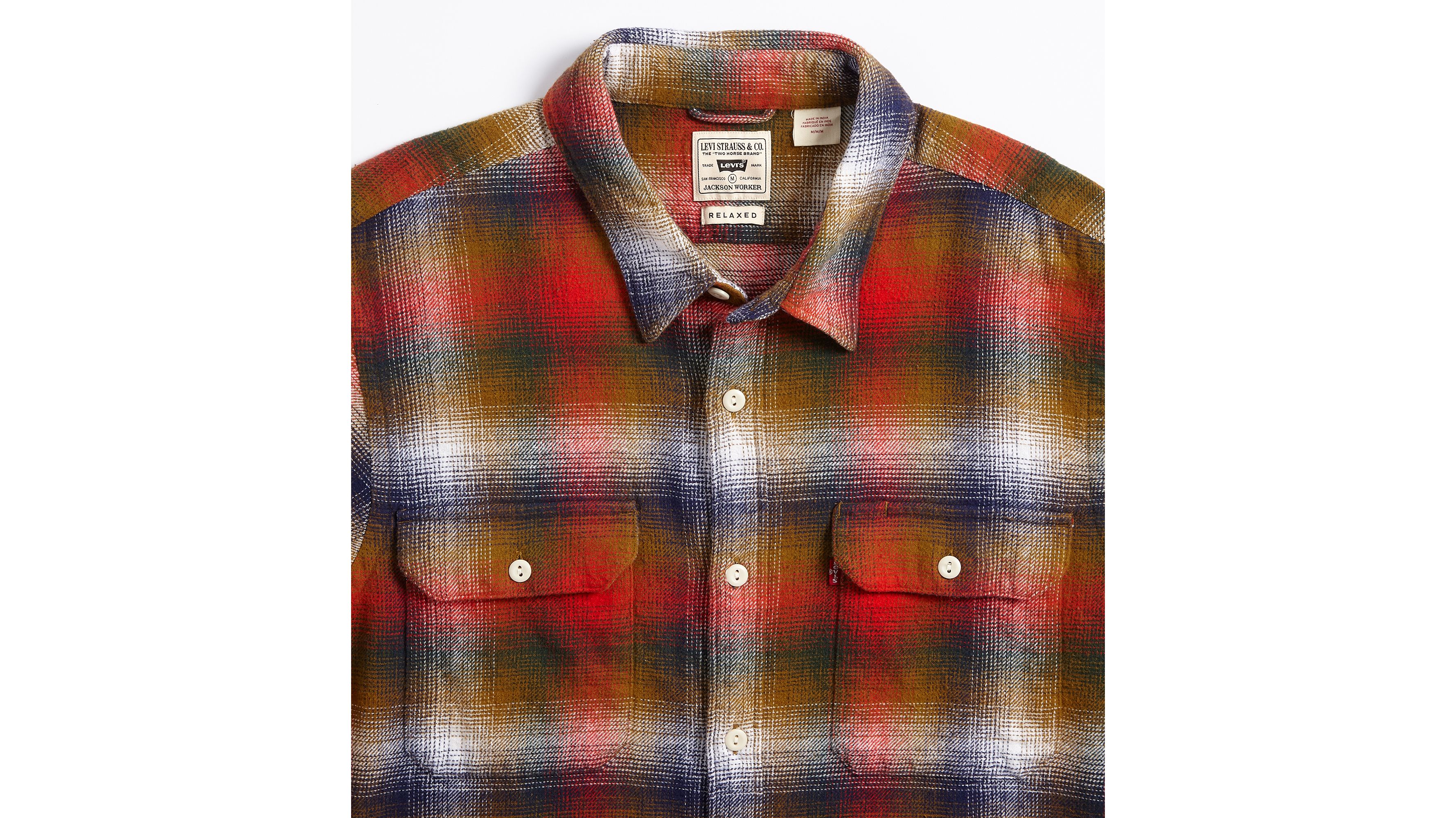 Jackson Worker Flannel Overshirt - Multi-color | Levi's® US