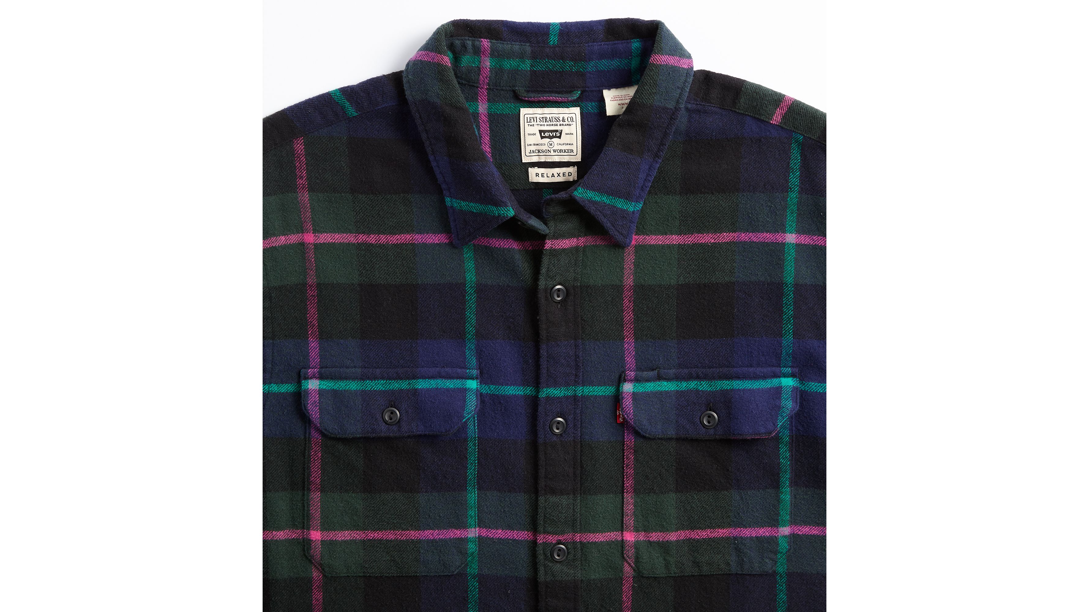 Jackson Worker Flannel Overshirt - Multi-color | Levi's® CA