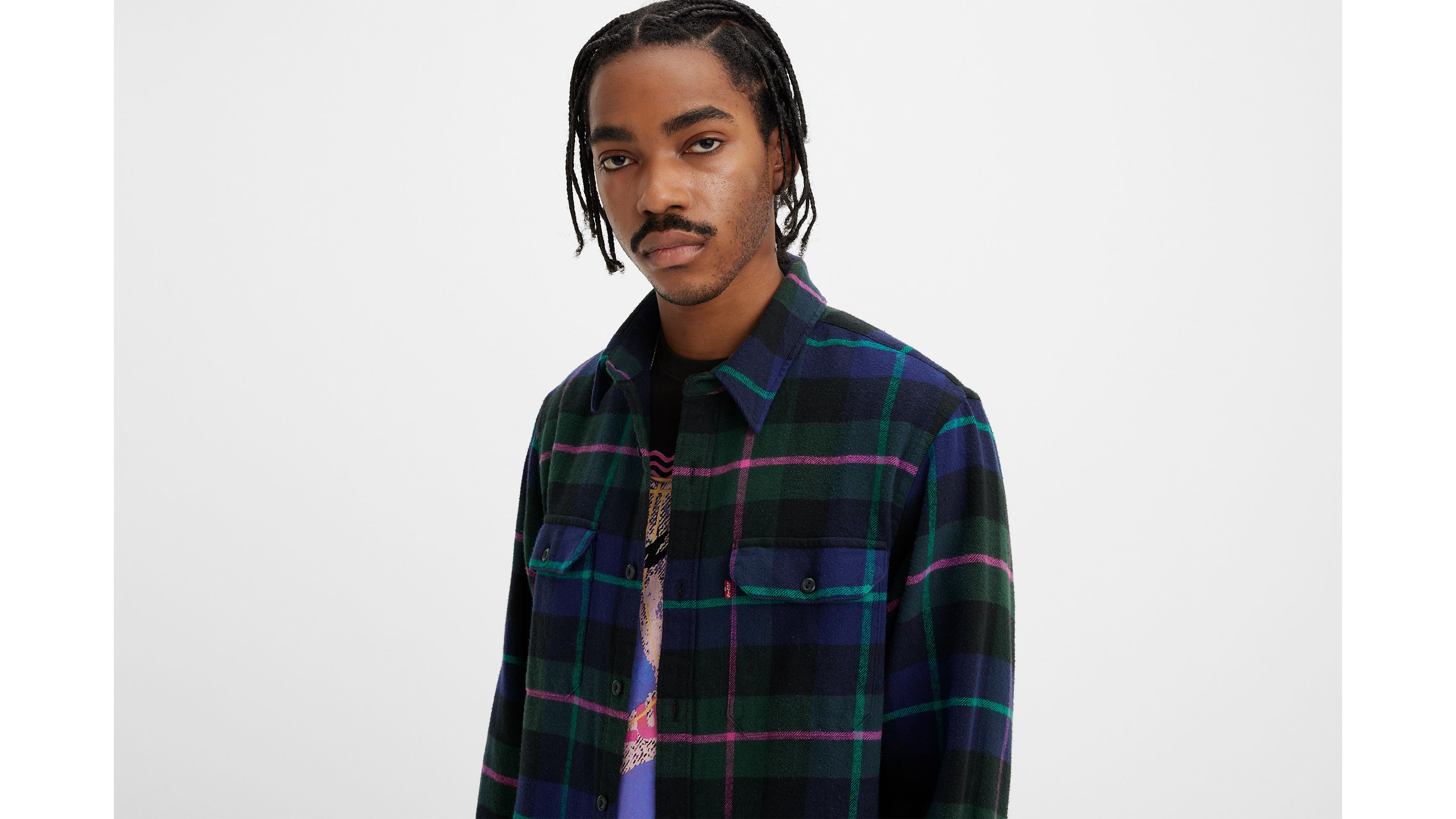 Jackson Worker Overshirt - Blue | Levi's® GI