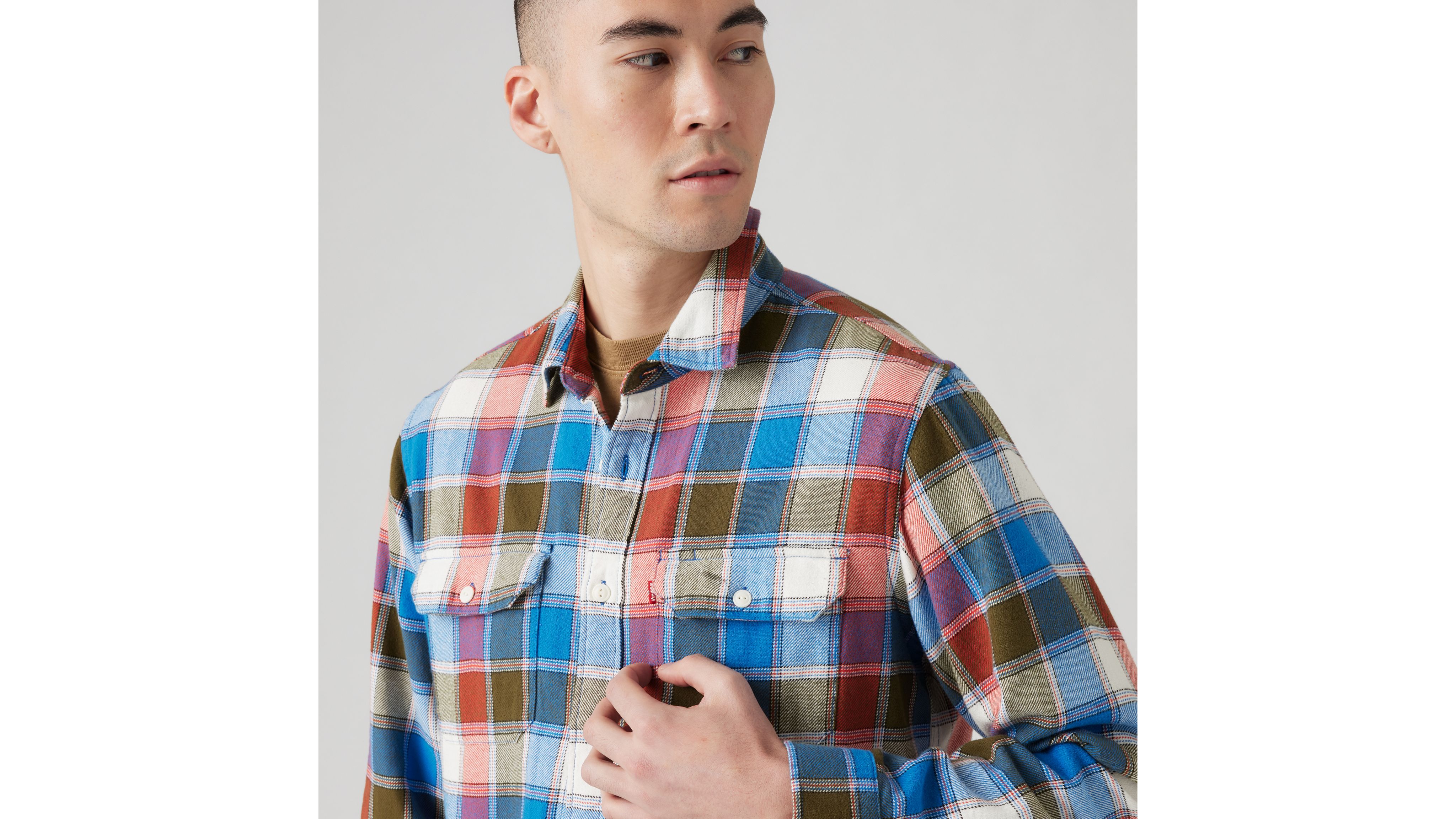 Jackson Worker Overshirt - Blue | Levi's® AL