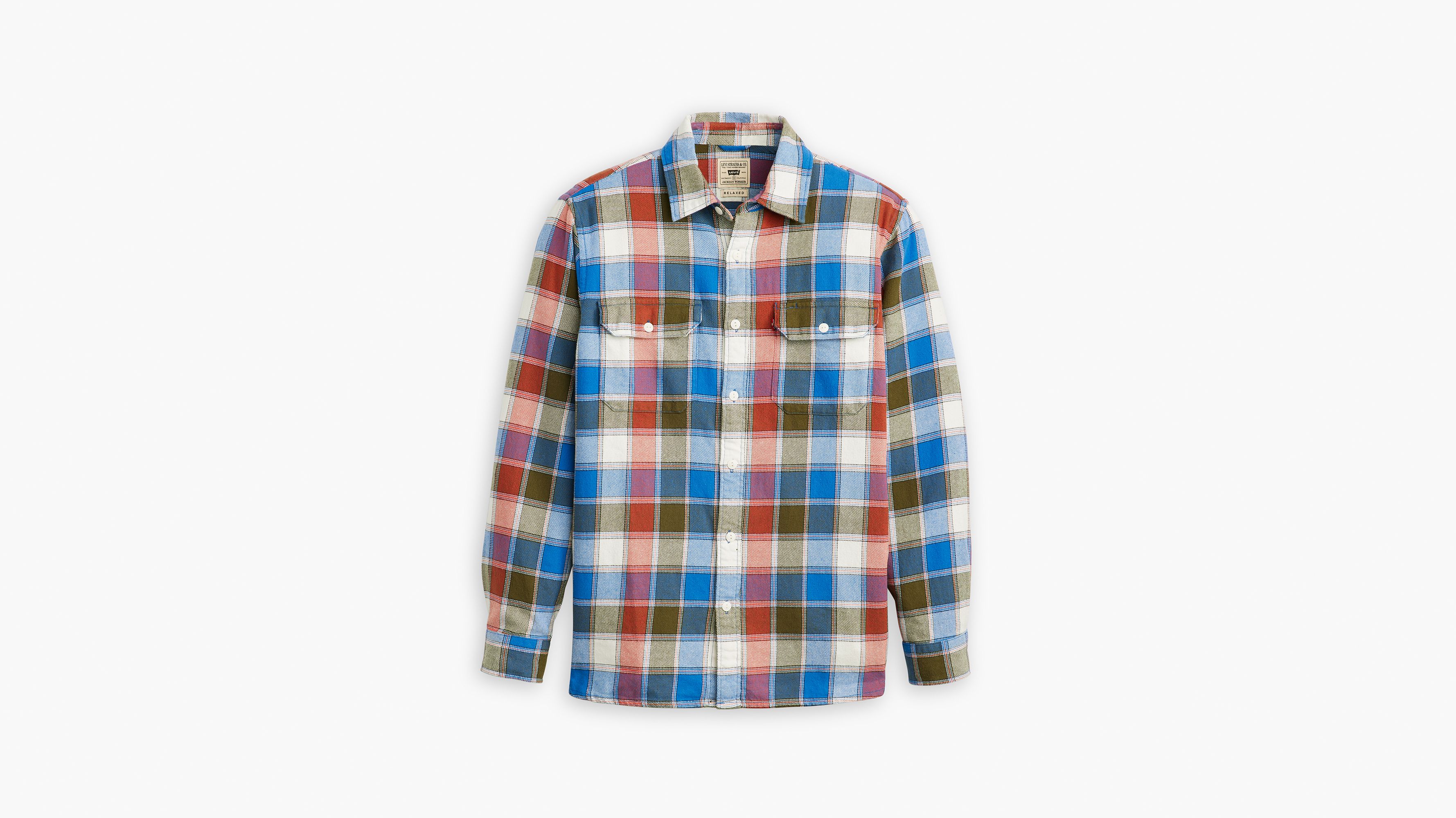 Jackson Worker Overshirt - Blue | Levi's® AL