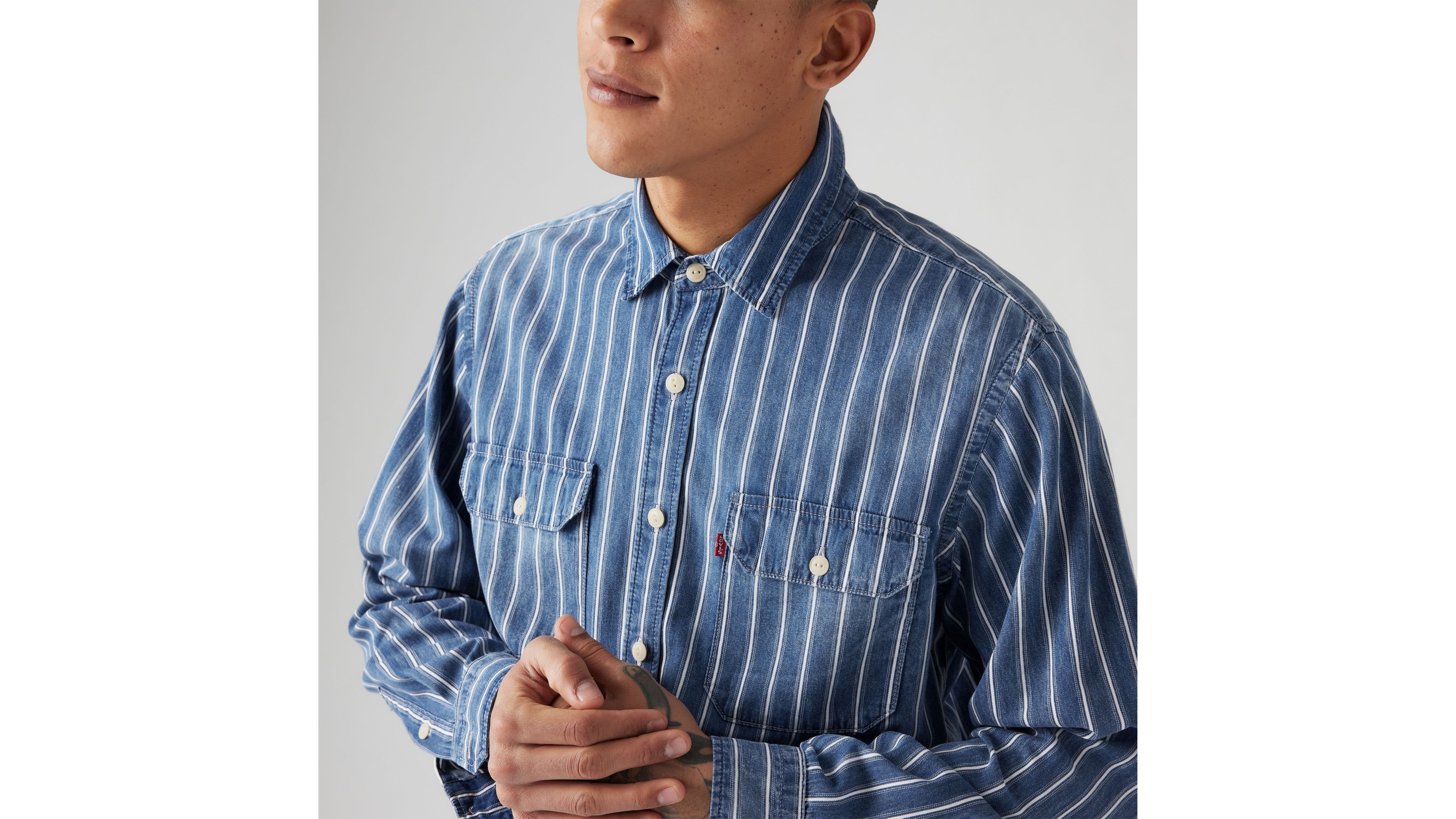 Jackson Worker Overshirt - Blue | Levi's® ME