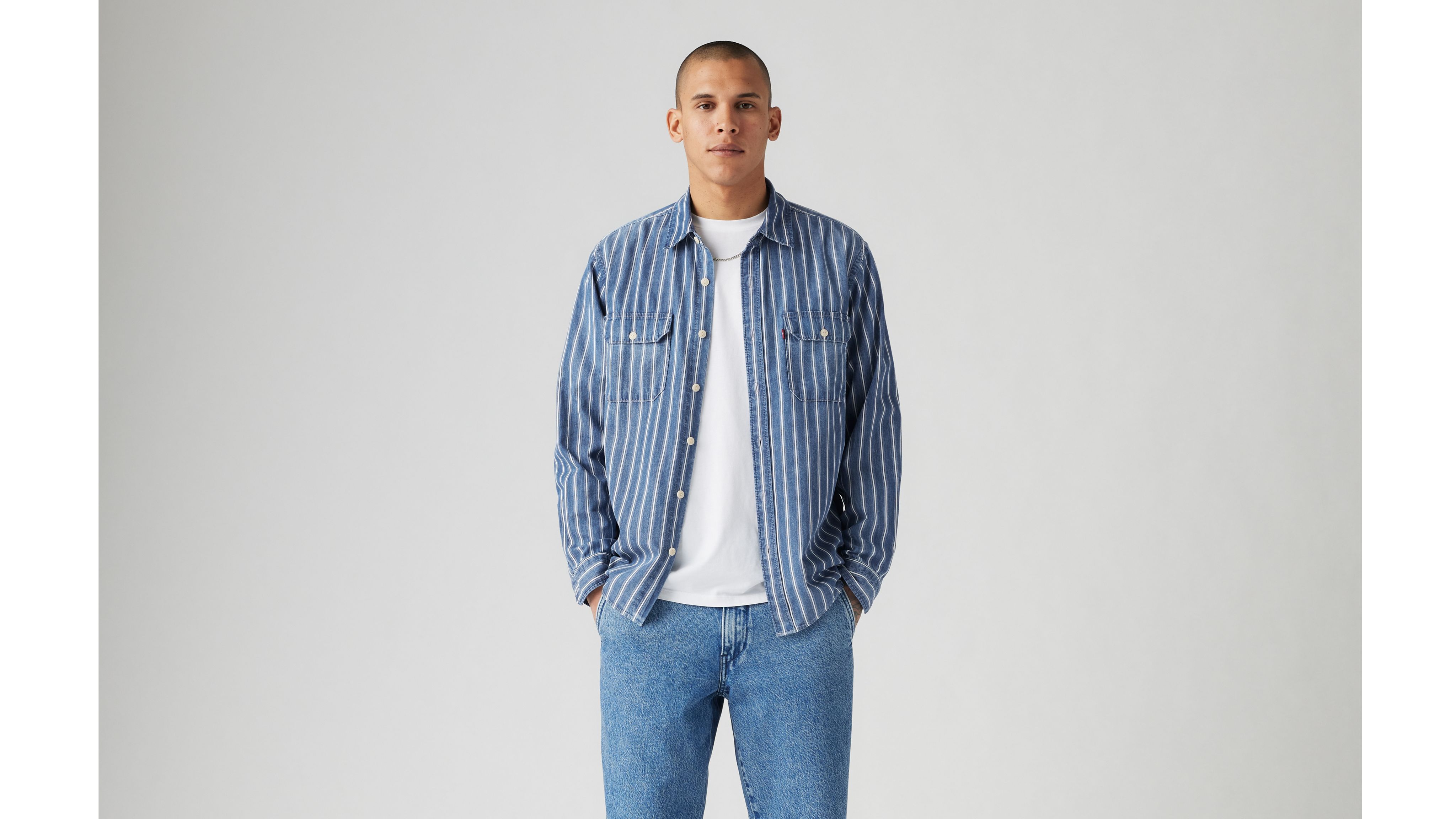 Jackson Worker Overshirt - Blue | Levi's® ME