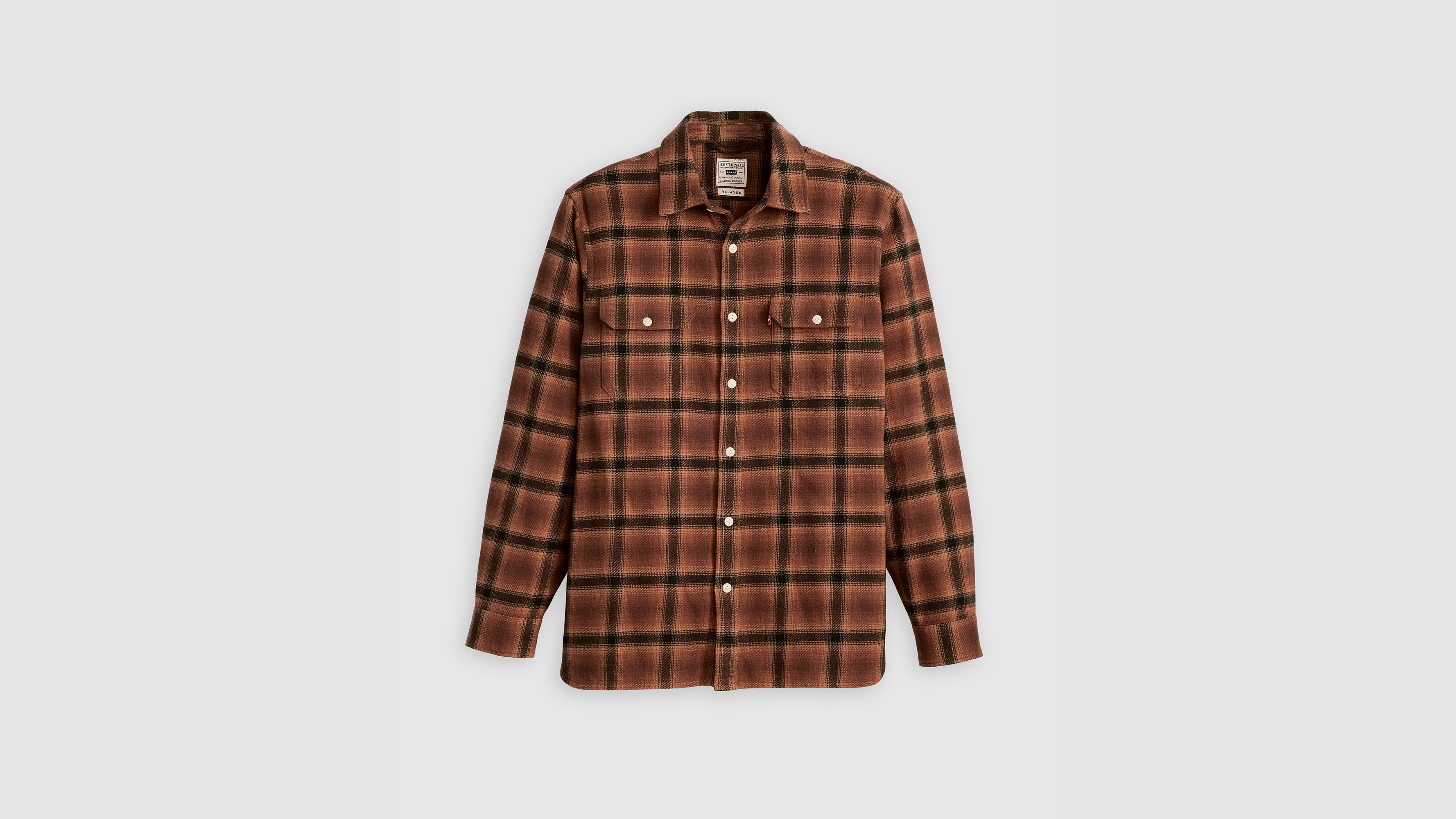 Jackson Worker Overshirt - Brown | Levi's® CA