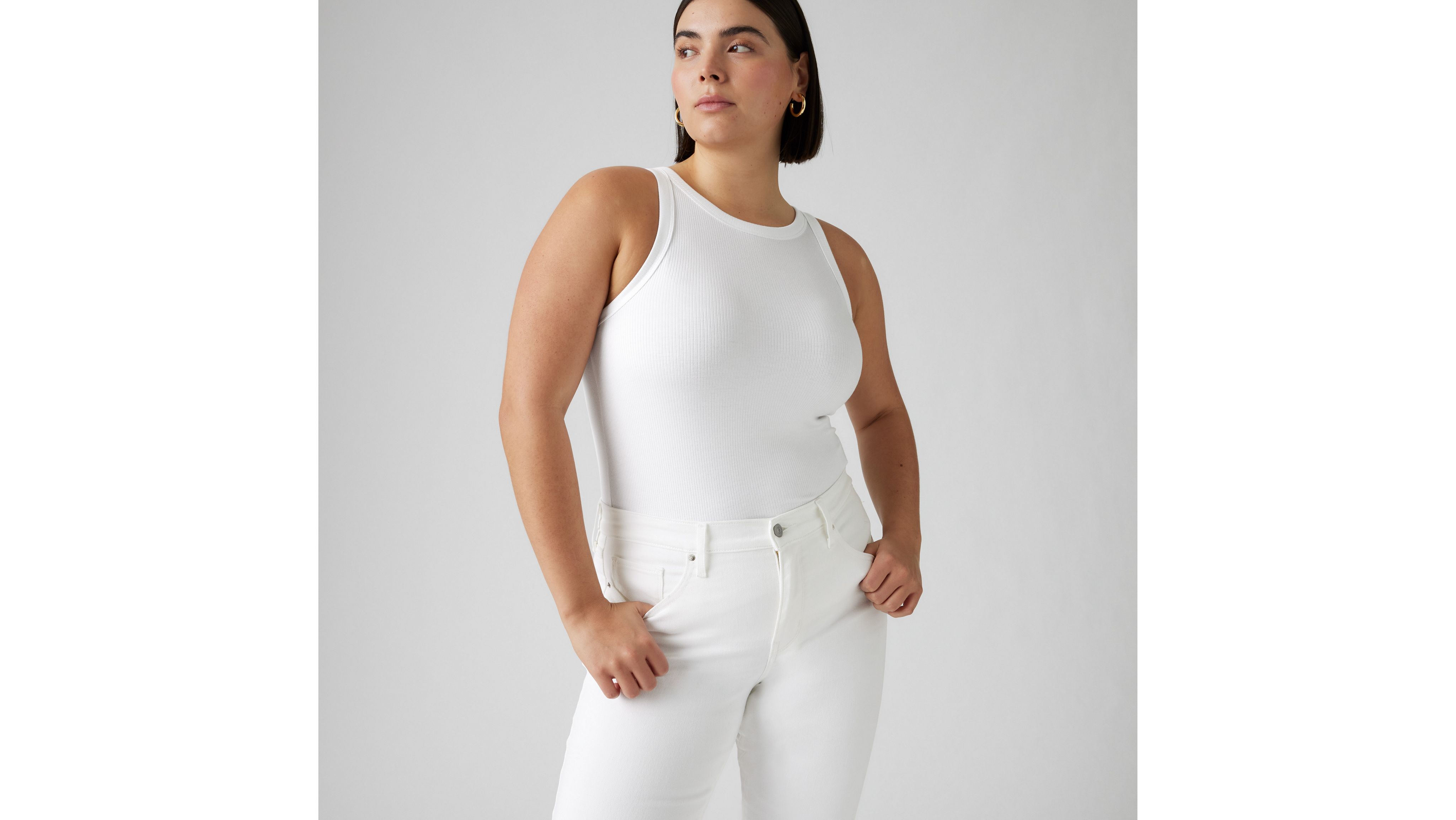 314 Shaping Straight Women's Jeans - White | Levi's® CA