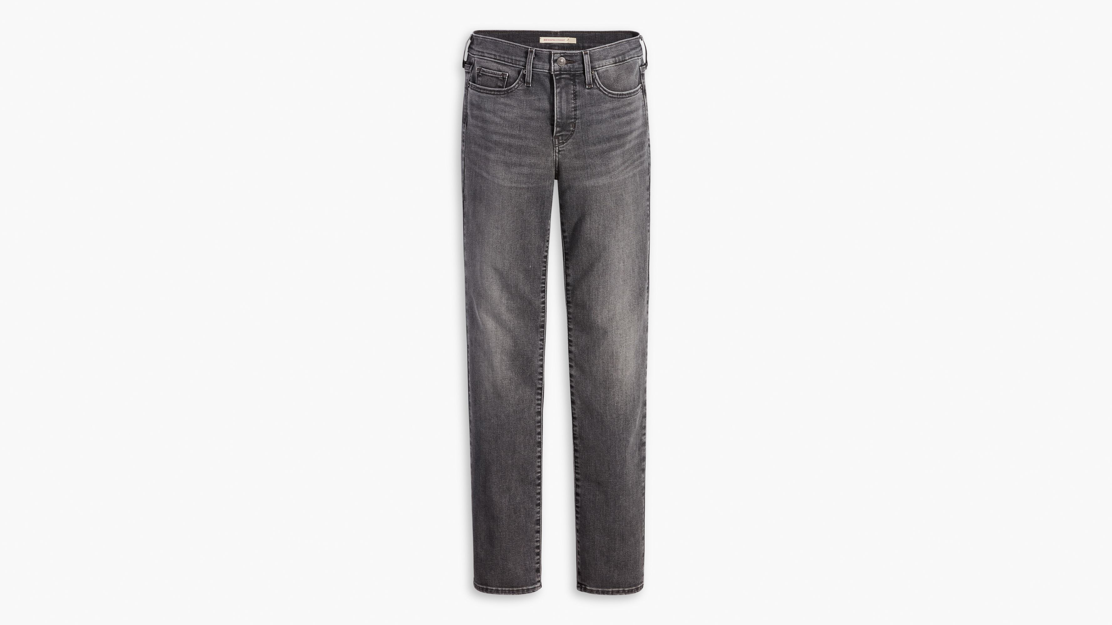 314™ Shaping Straight Jeans - Black | Levi's® GB