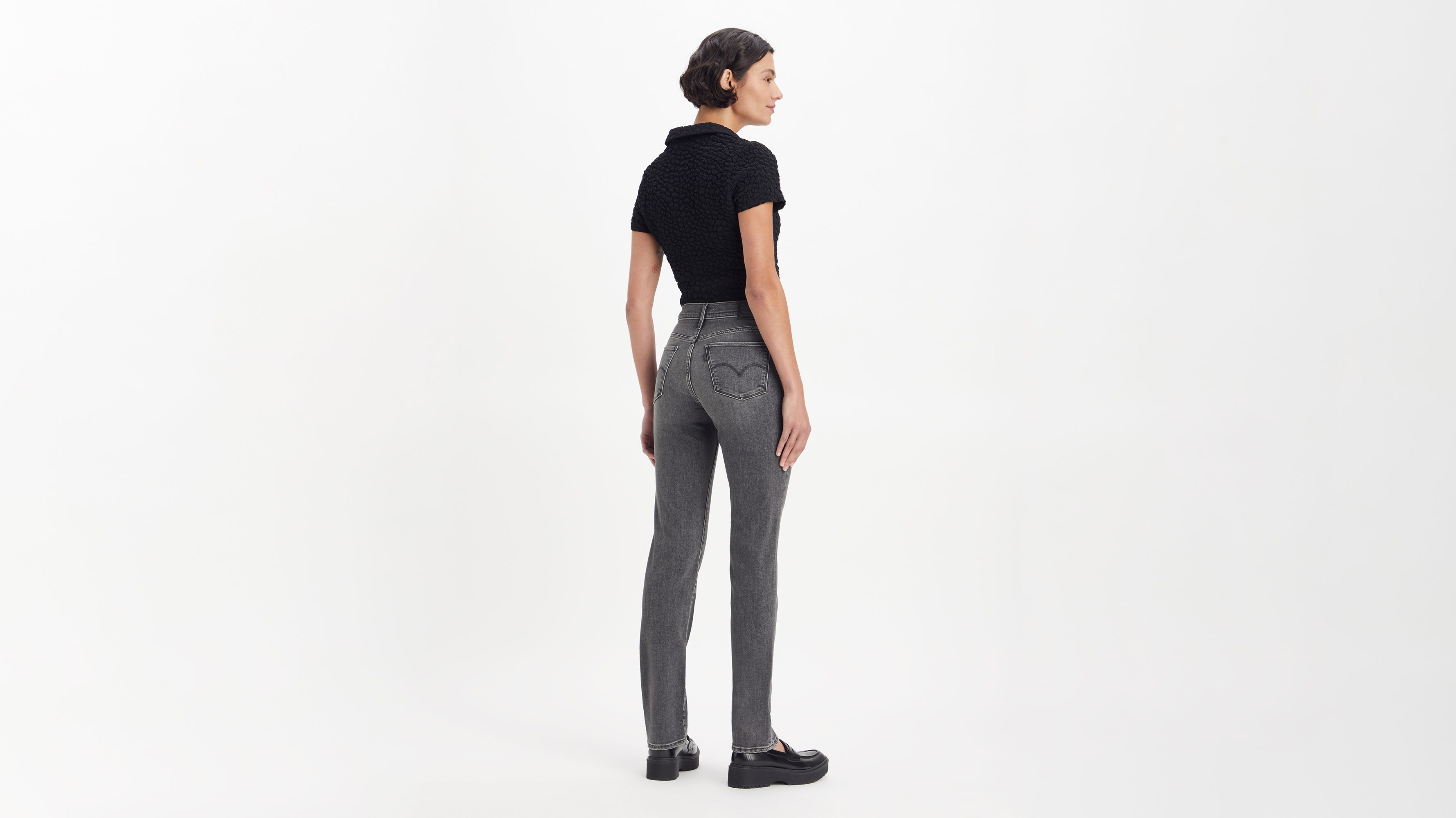 314™ Shaping Straight Jeans - Black | Levi's® FI
