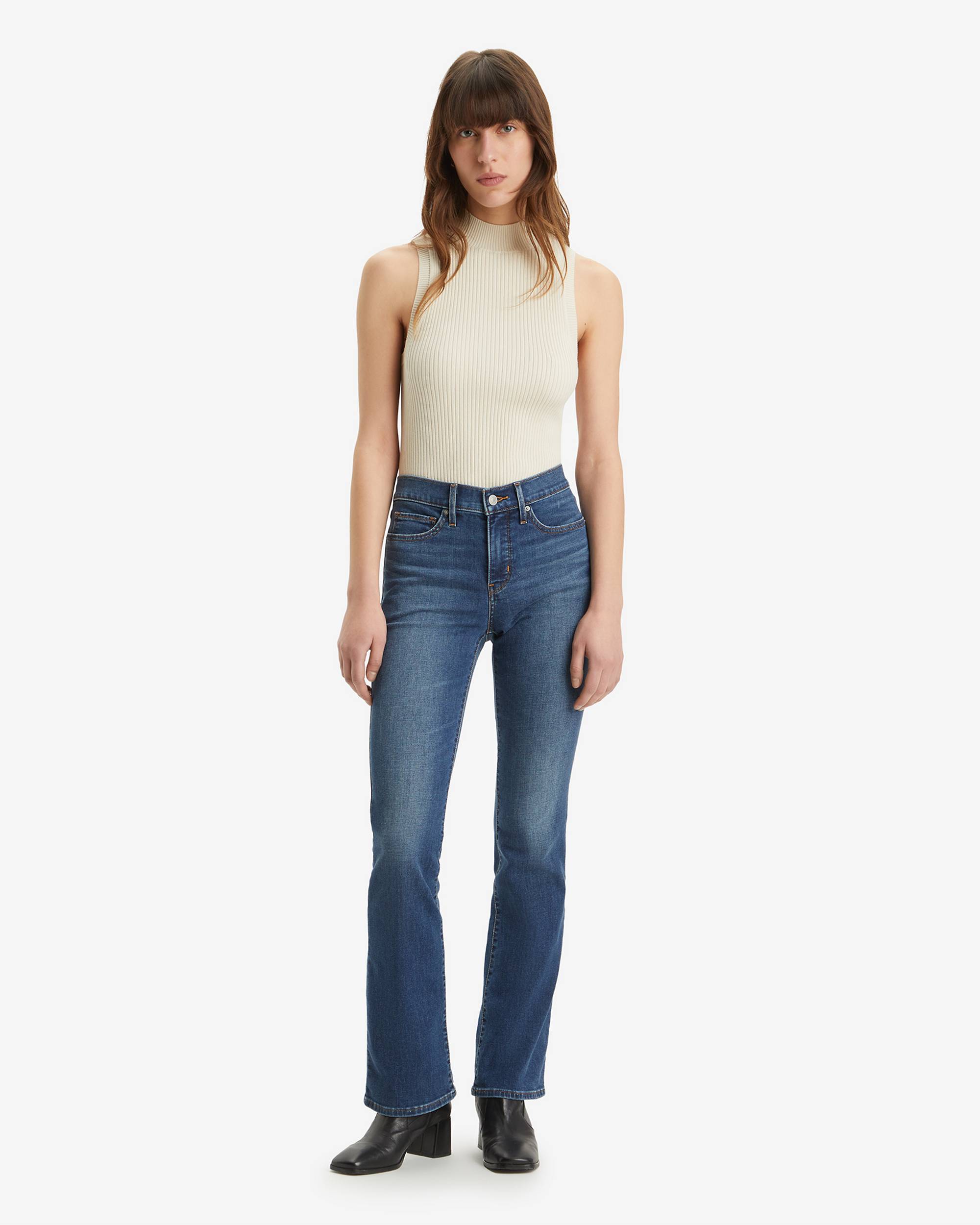 315™ Shaping Bootcut Warm Performance Jeans - Blue | Levi's® CZ 315™ Shaping Bootcut Warm Performance Jeans - Blue | Levi's® CZ