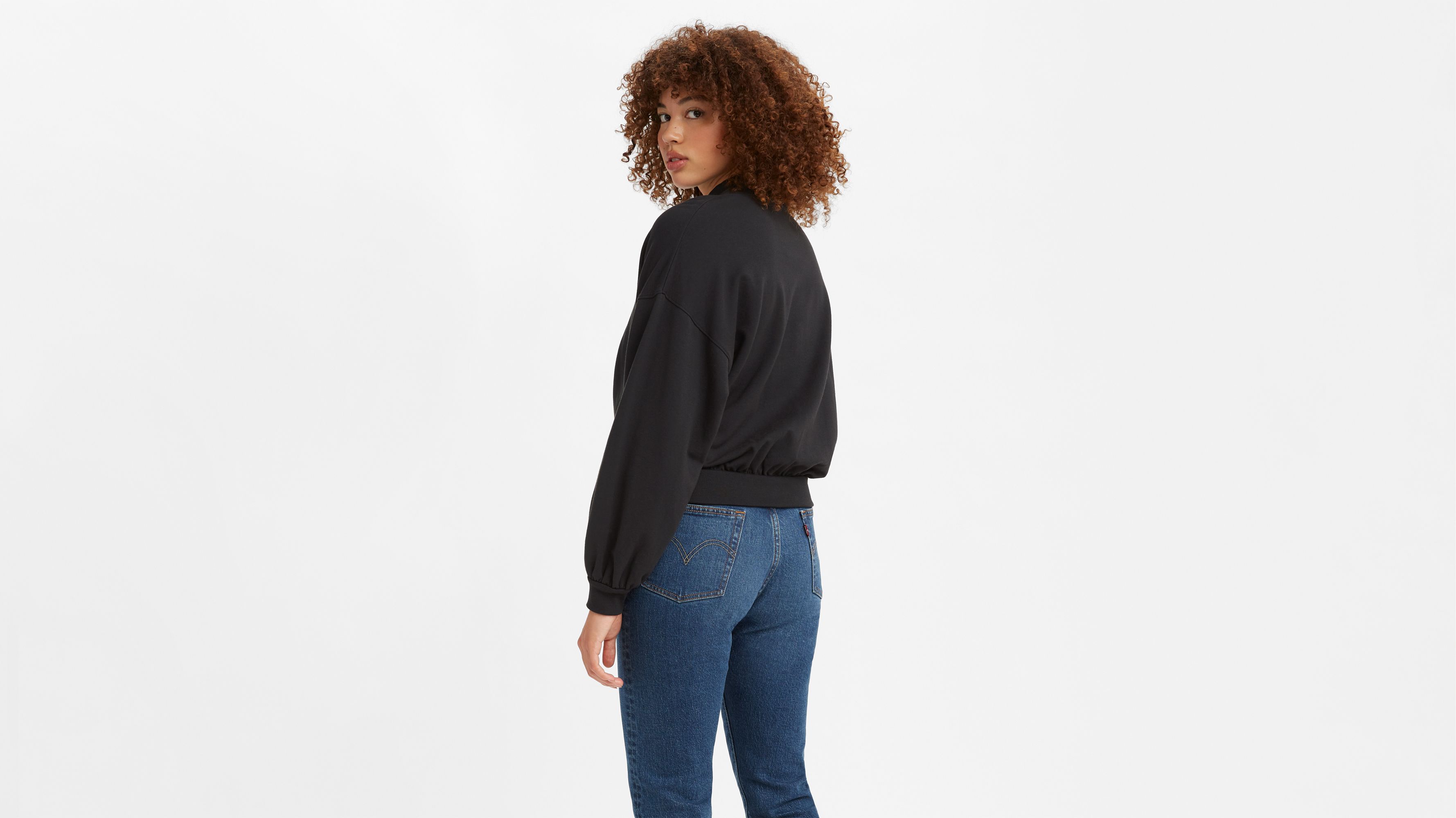 Poppy Mockneck Sweatshirt - Black | Levi's® US