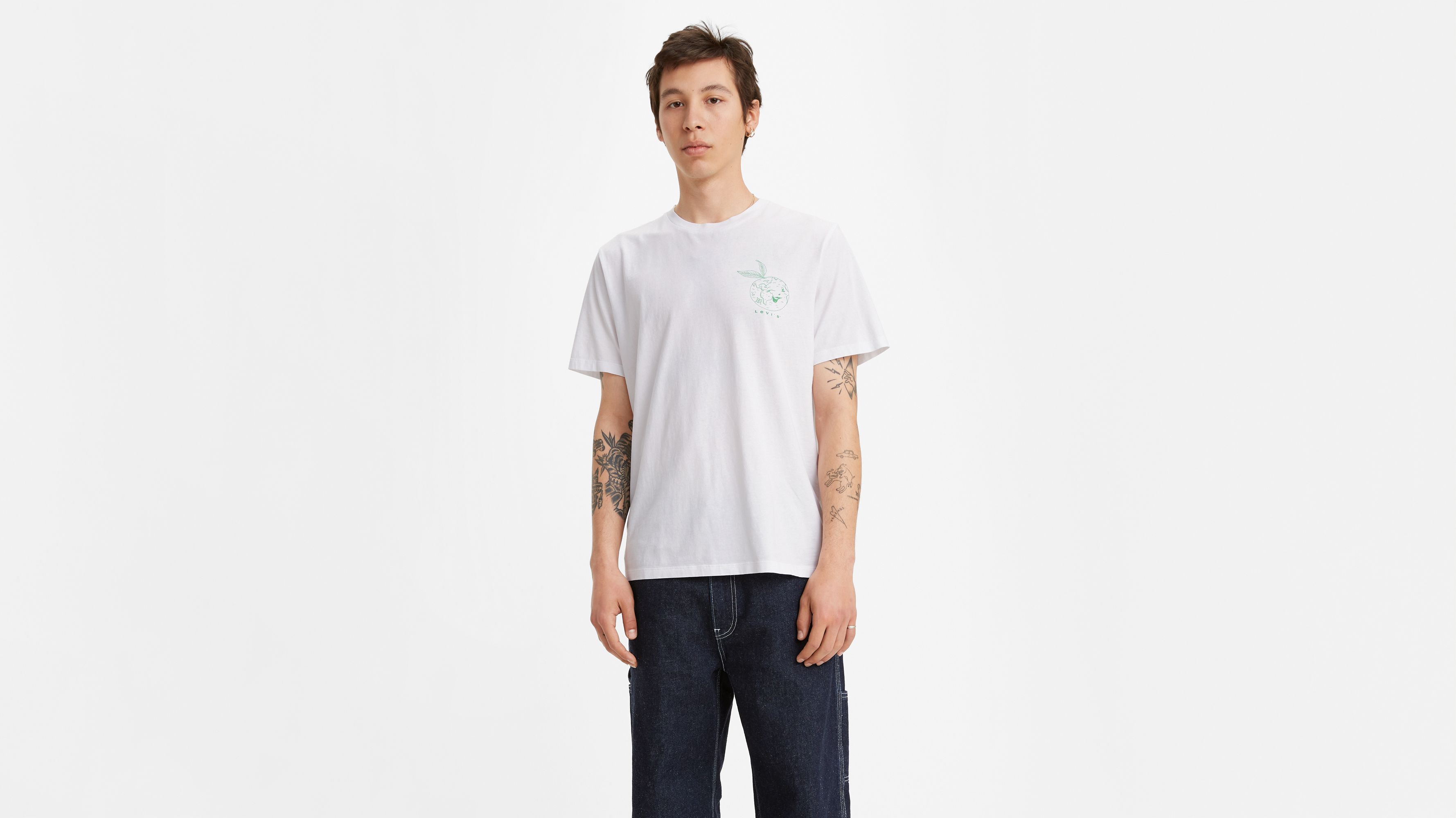 Graphic Crewneck Tee Shirt - Green | Levi's® US