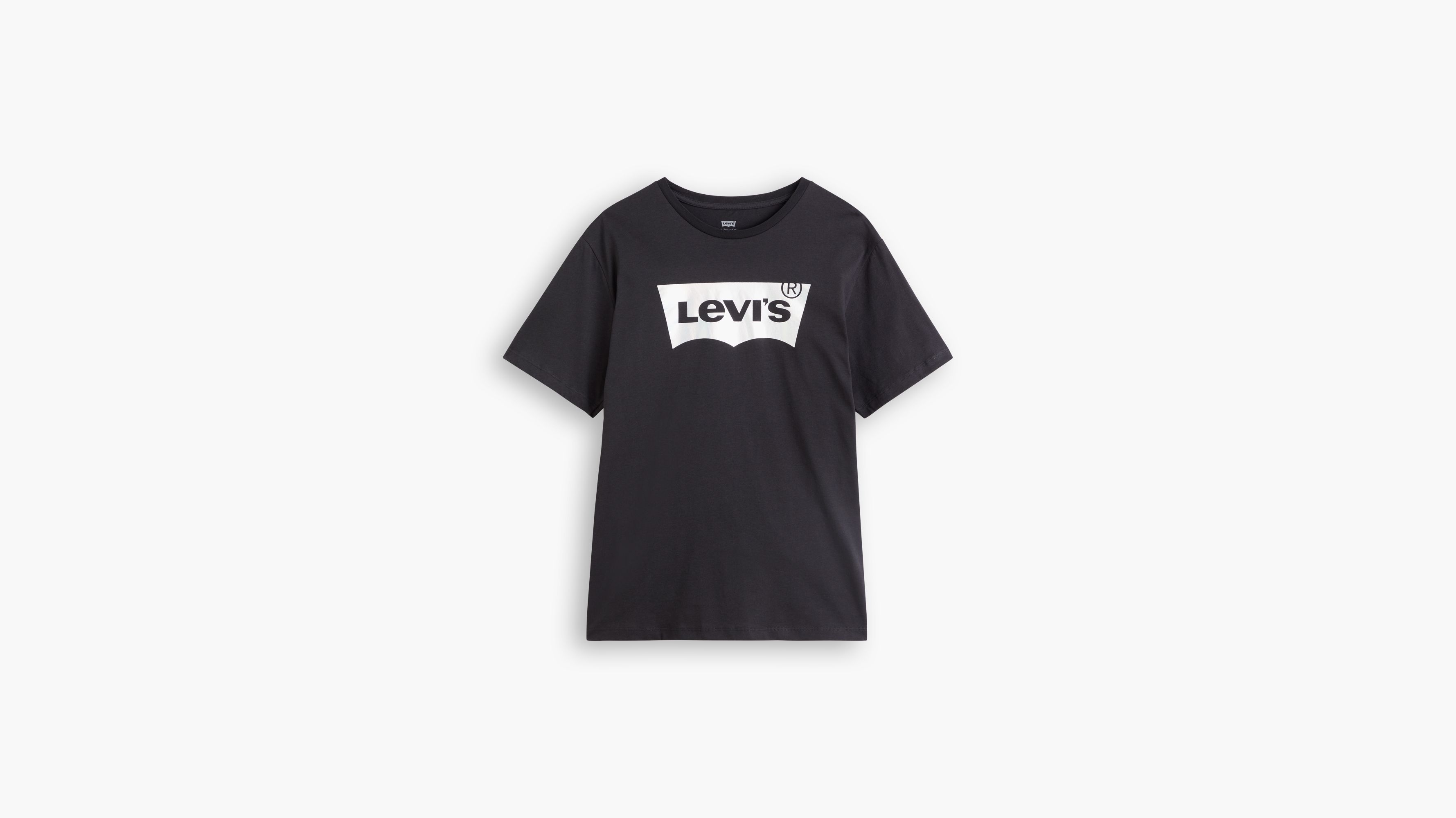 Graphic Crewneck Tee Bw Foil Caviar Grap - Black | Levi's® HR