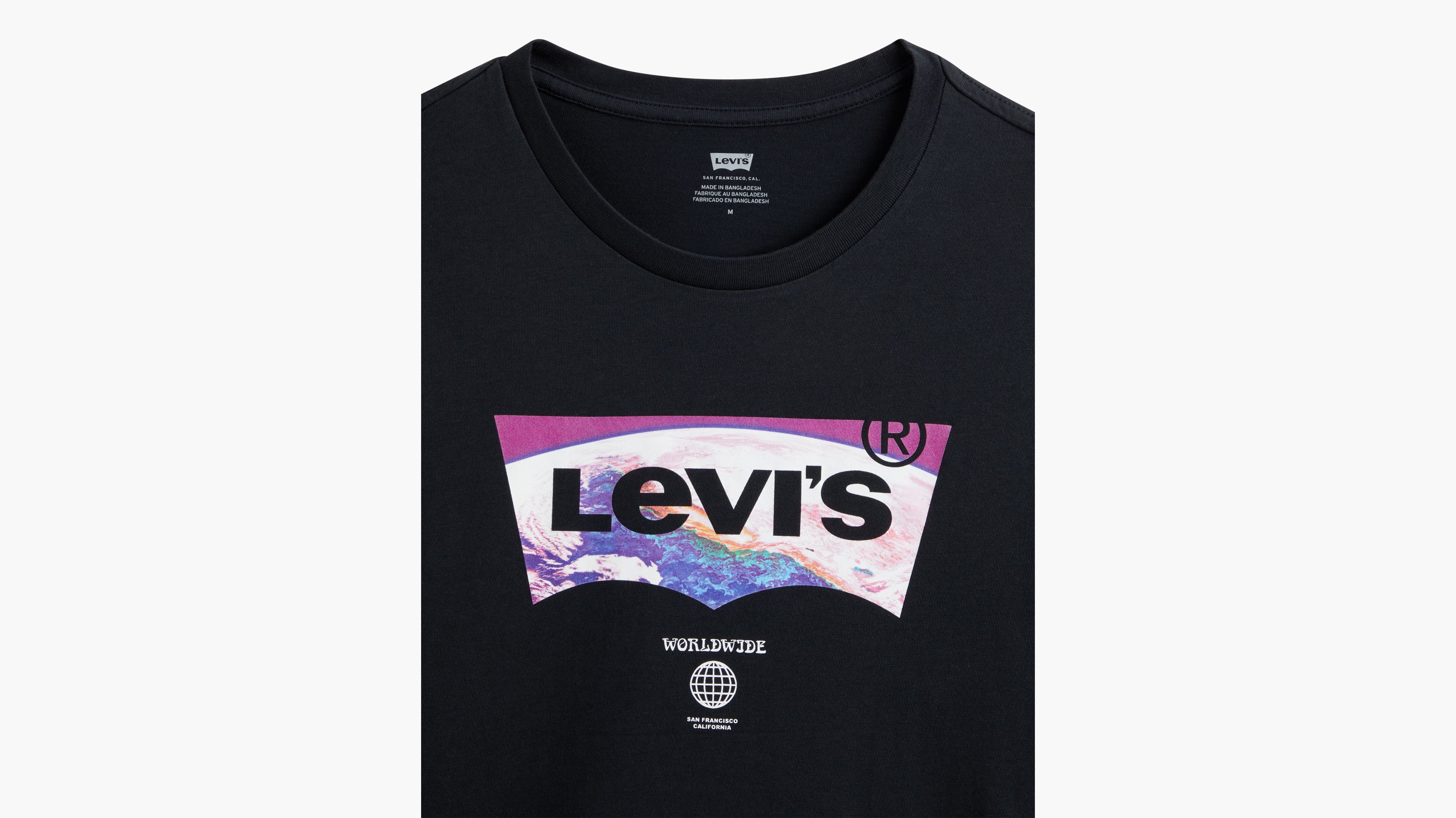 Graphic Crew Neck Tee - Black | Levi's® IT