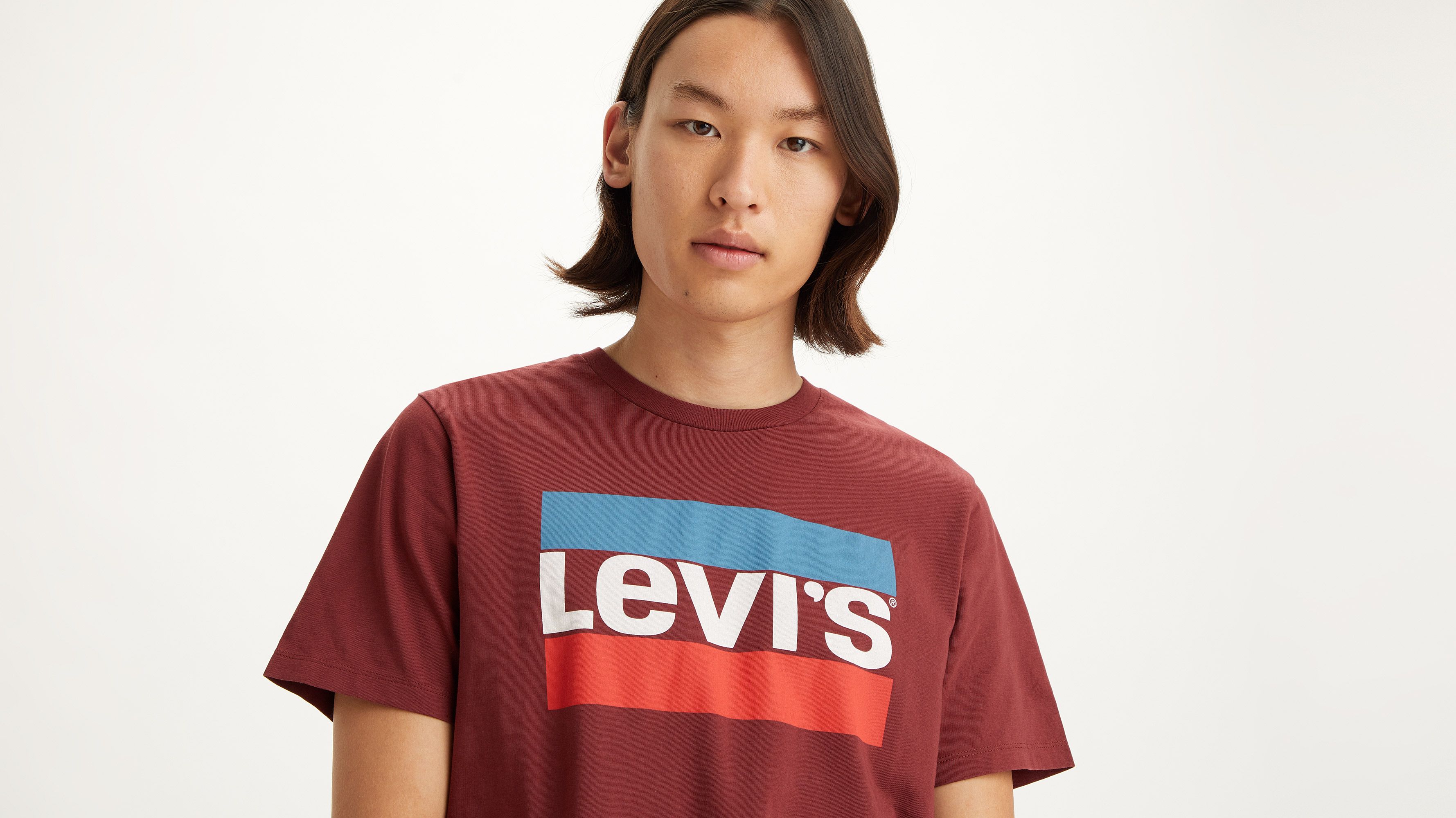 Graphic Crewneck Tee - Red | Levi's® BE