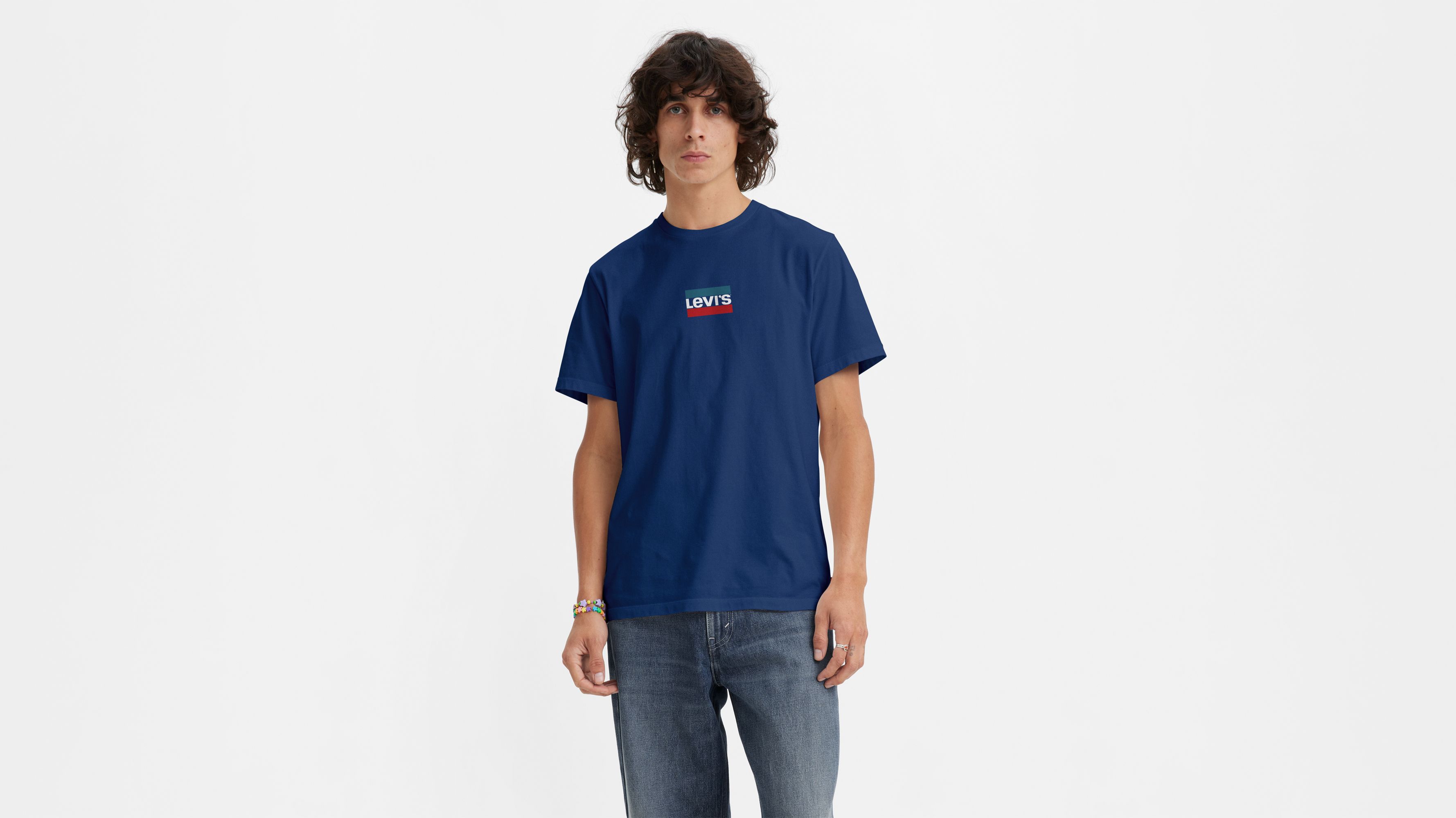 Graphic Crewneck Tee - Blue | Levi's® FR