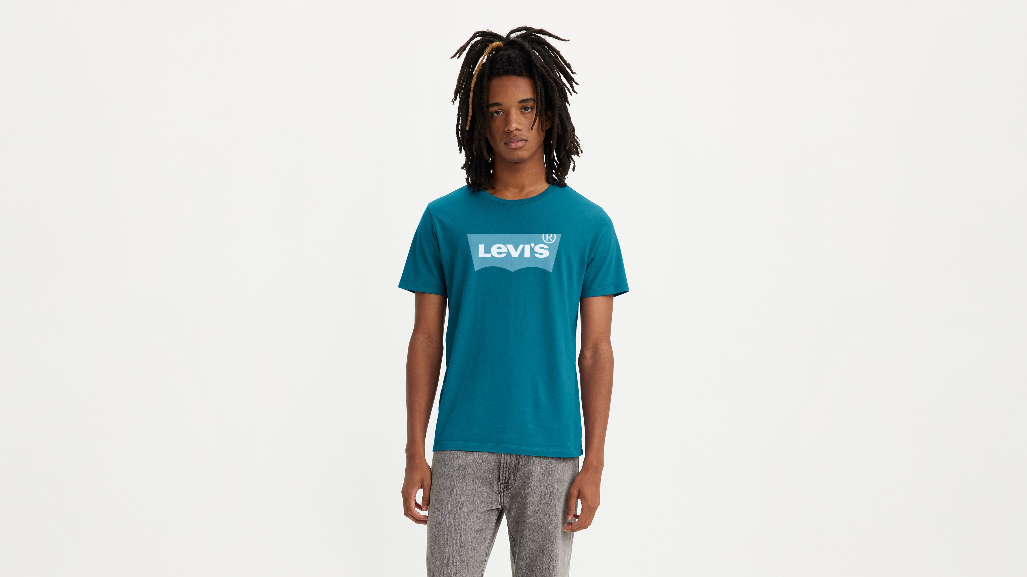 Graphic Crewneck Tee - Blue | Levi's® BE