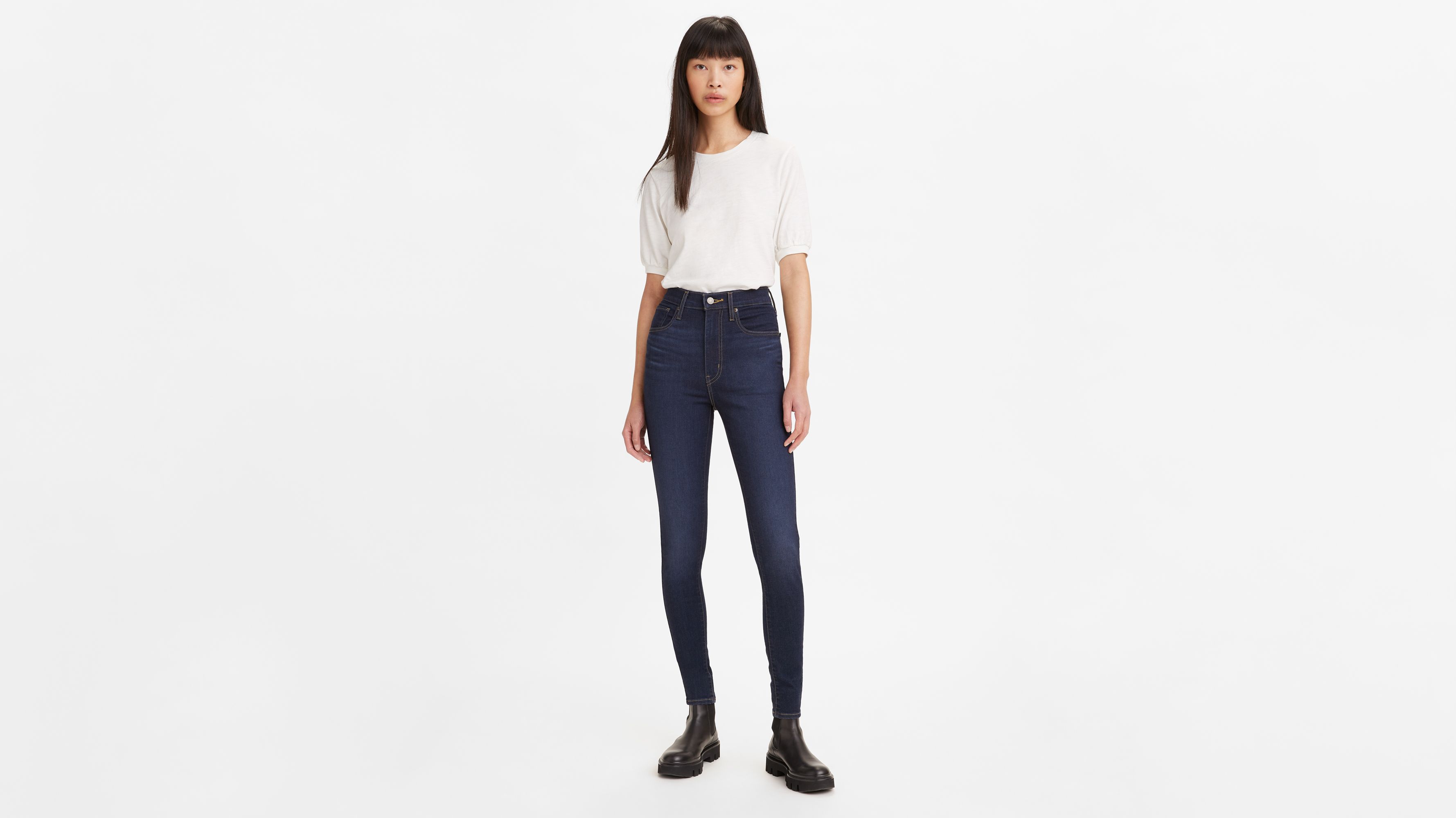 Mile High Super Skinny Womens Jeans Dark Wash Levis® Us