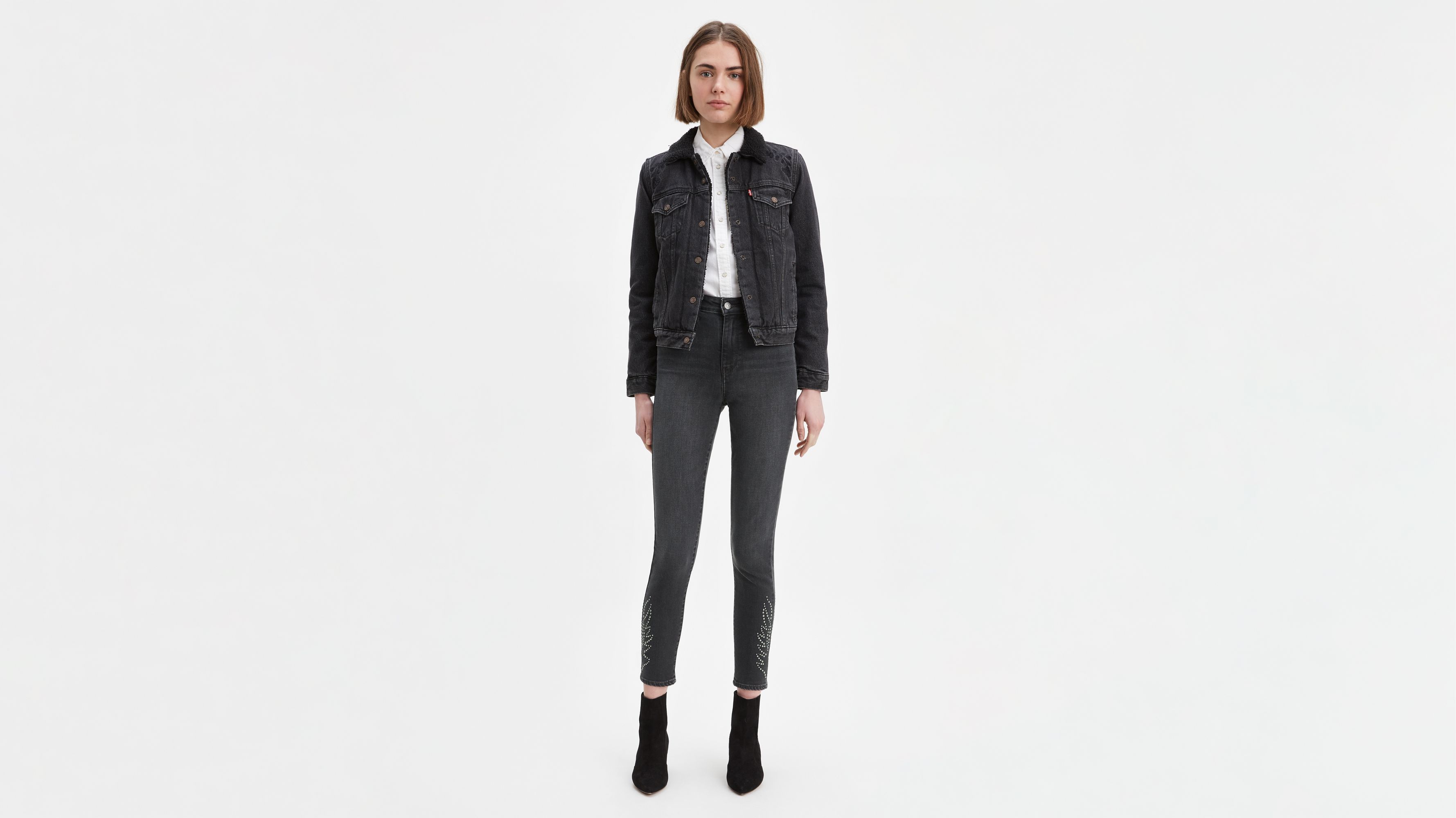 721 High Rise Skinny Women's Jeans - Black | Levi's® CA