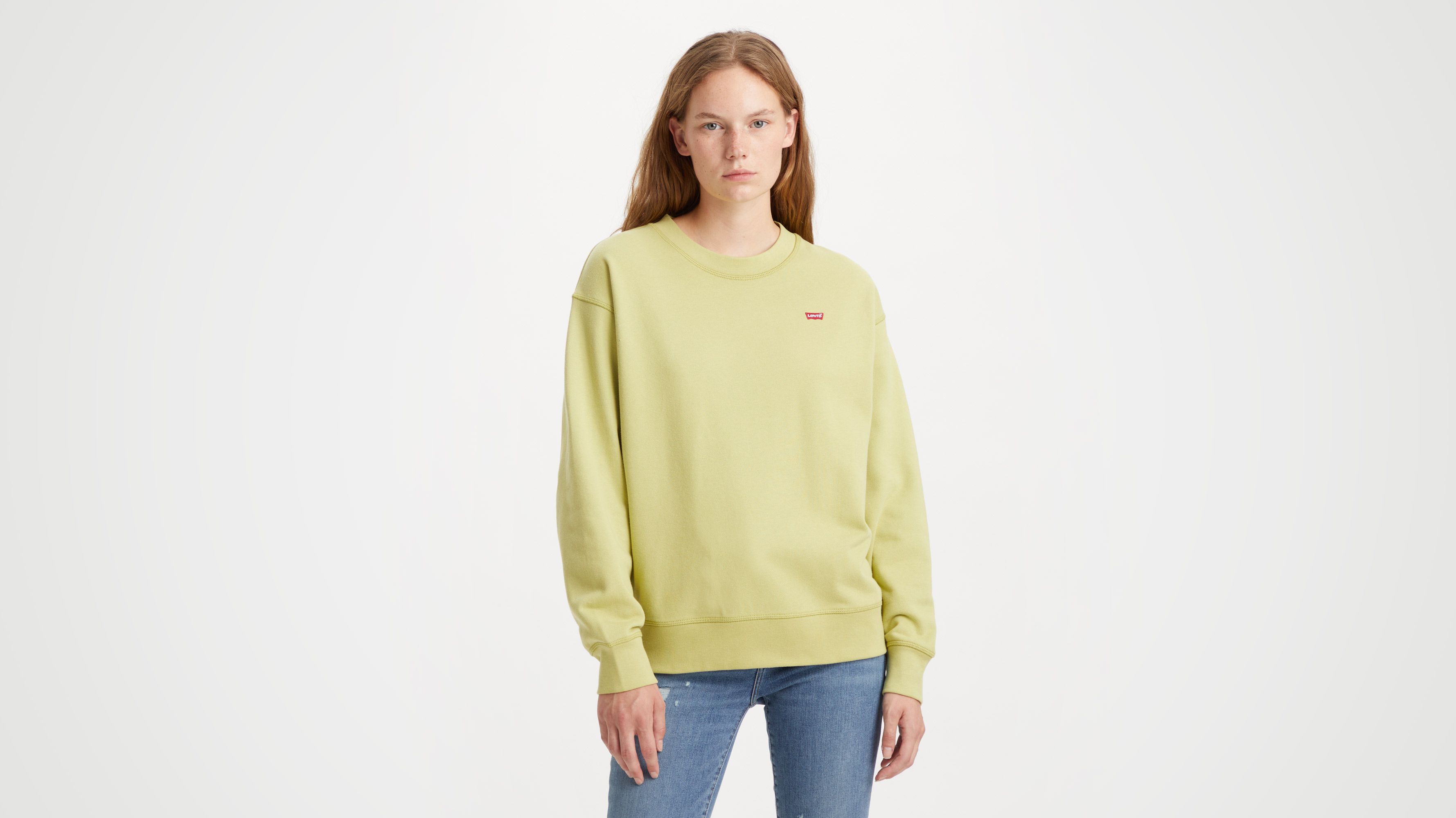 Standard Crewneck Sweatshirt - Green | Levi's® KZ
