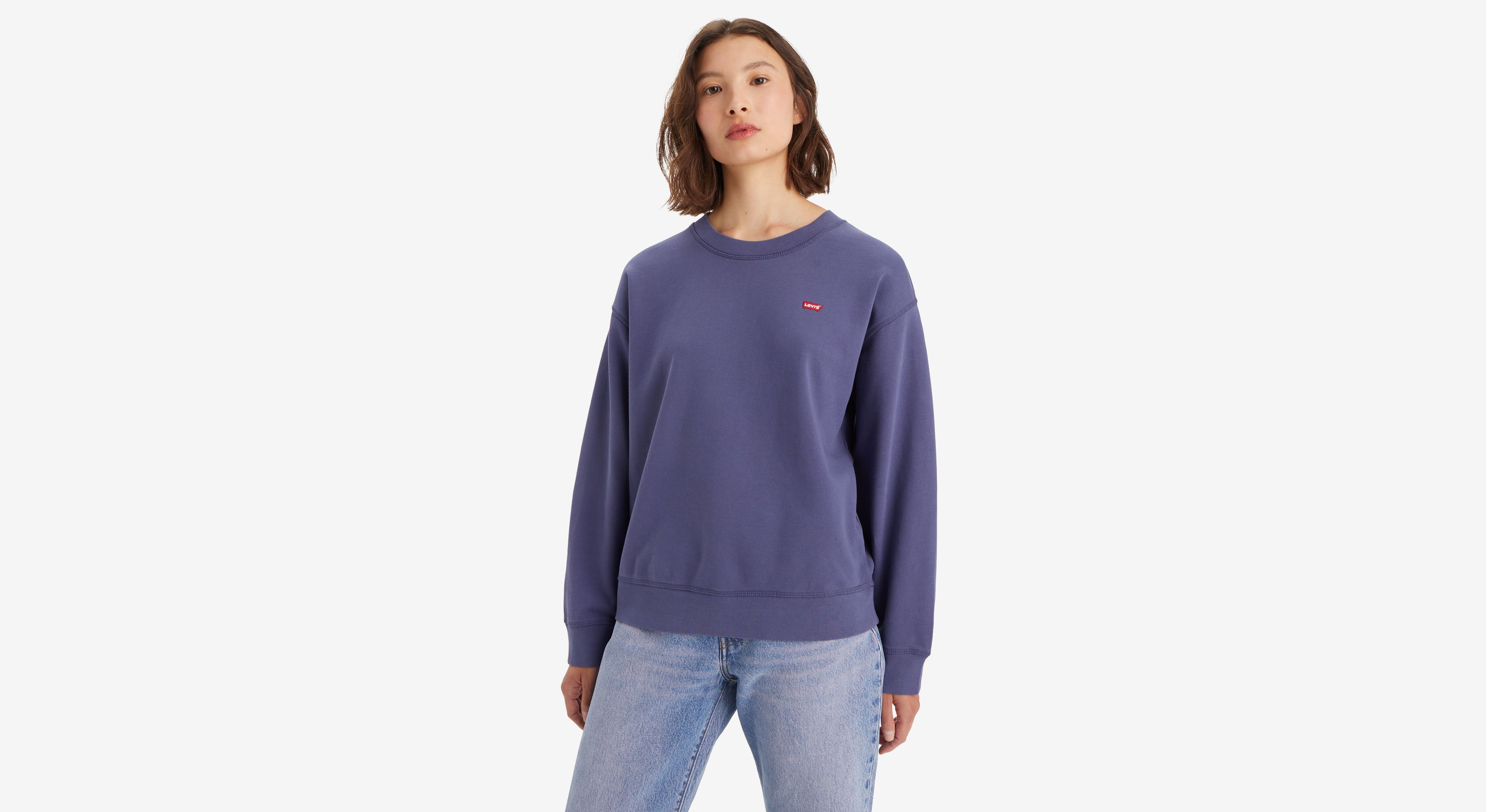 Standard Crewneck Sweatshirt - Blue | Levi's® IE