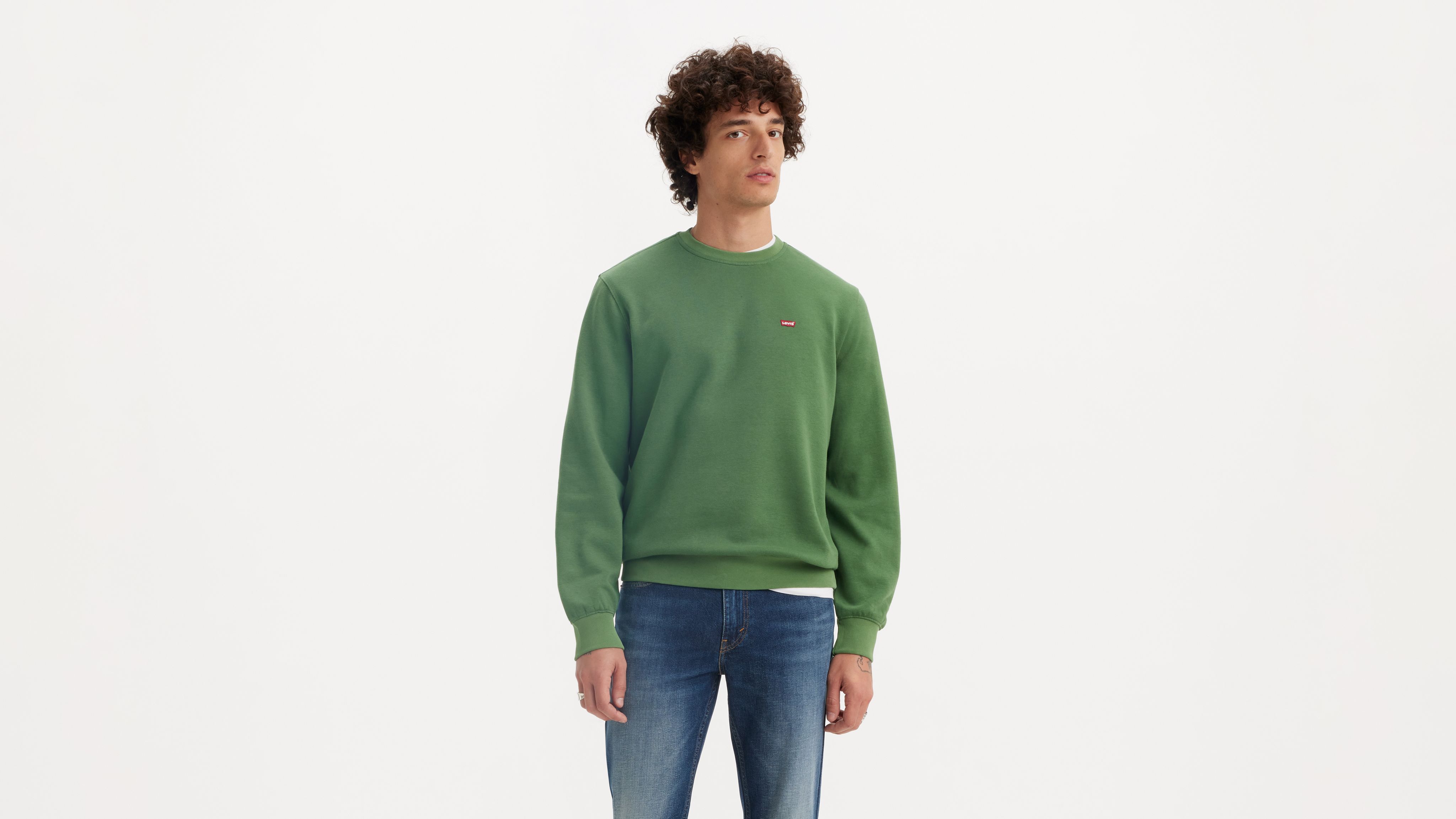 Classic Housemark Crewneck Sweatshirt - Green | Levi's® NO