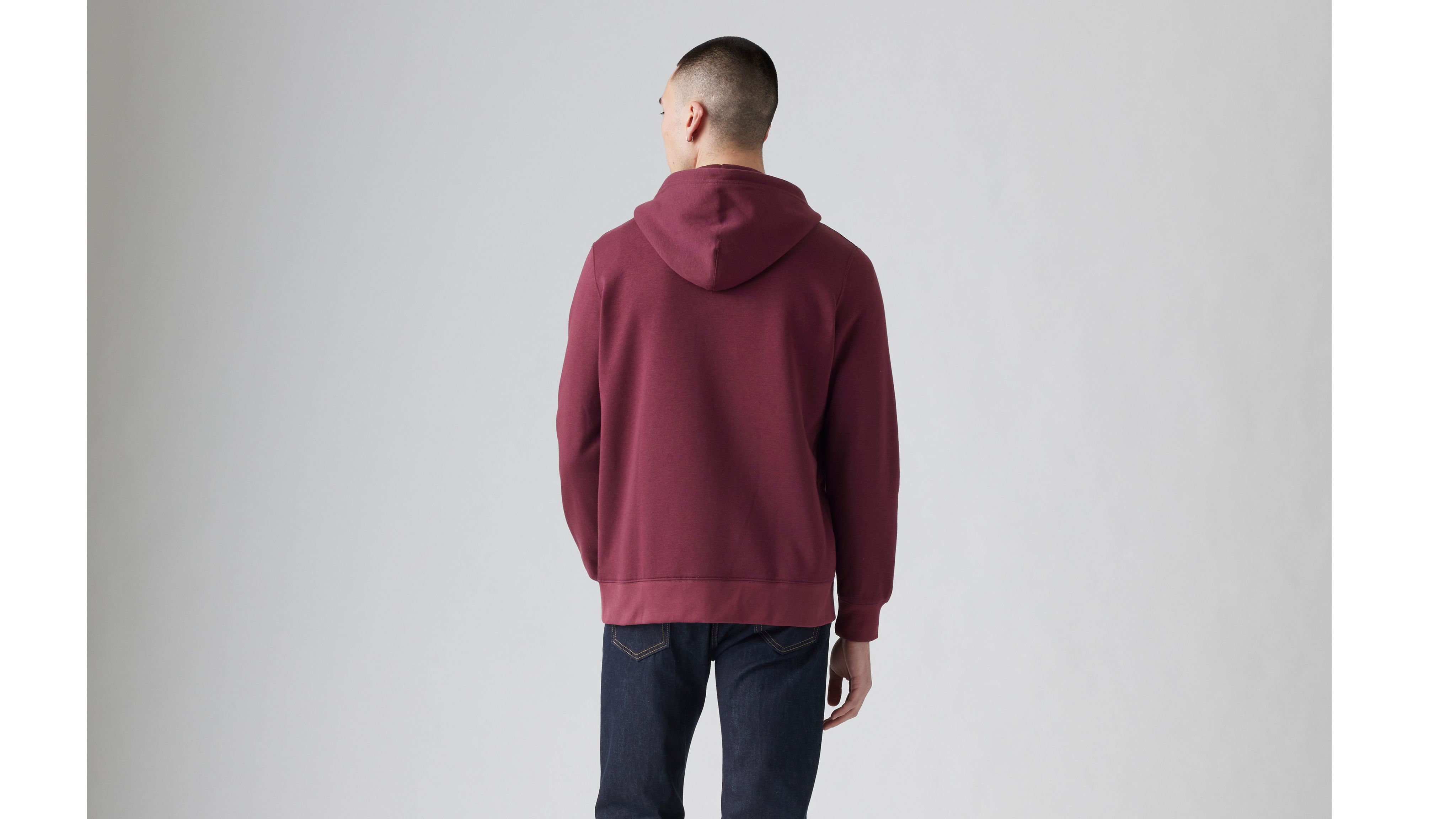 Classic Housemark Zip-up Hoodie Sweatshirt - Red | Levi's® US