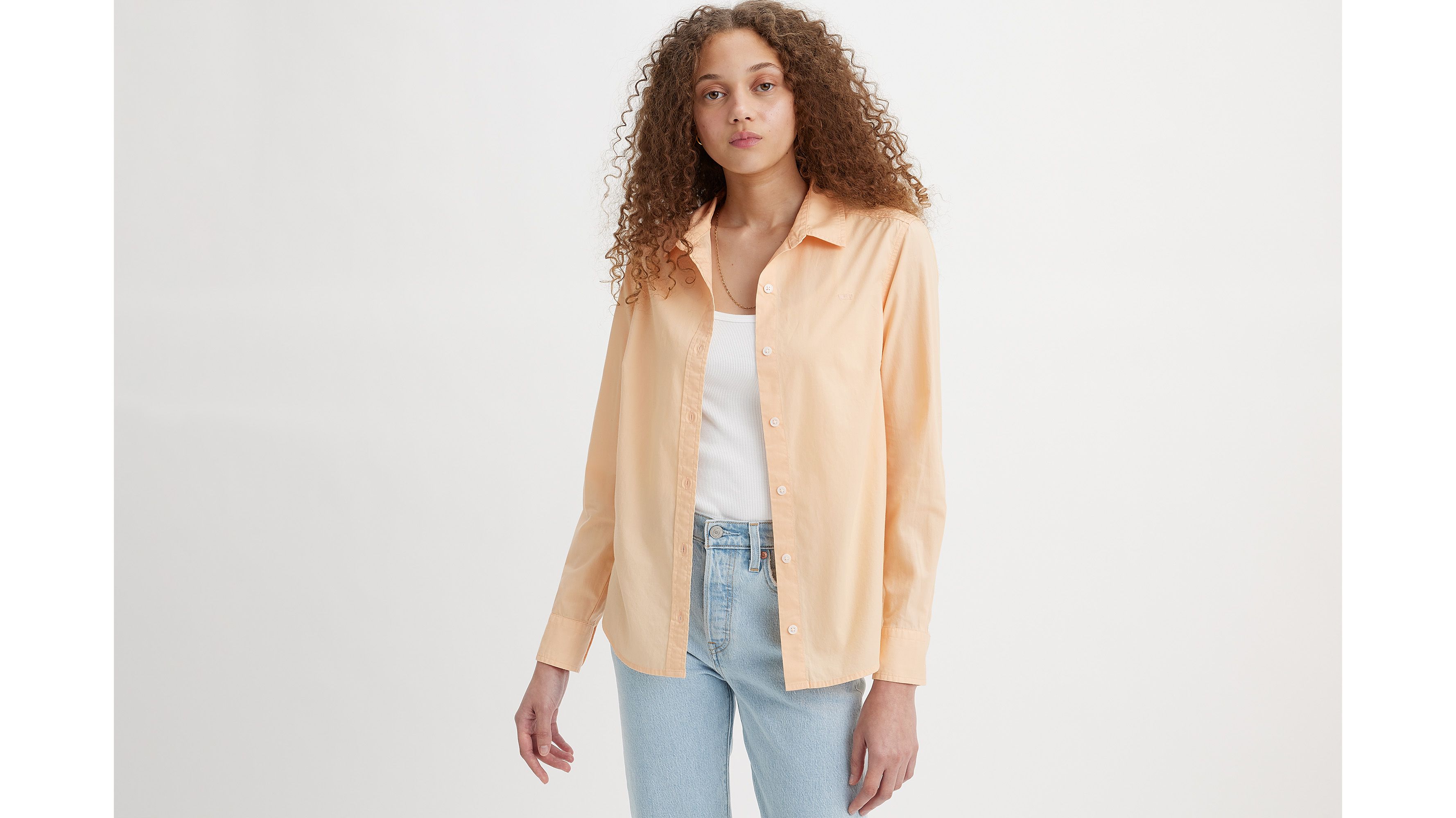 The Classic Batwing Shirt - Orange | Levi's® NL