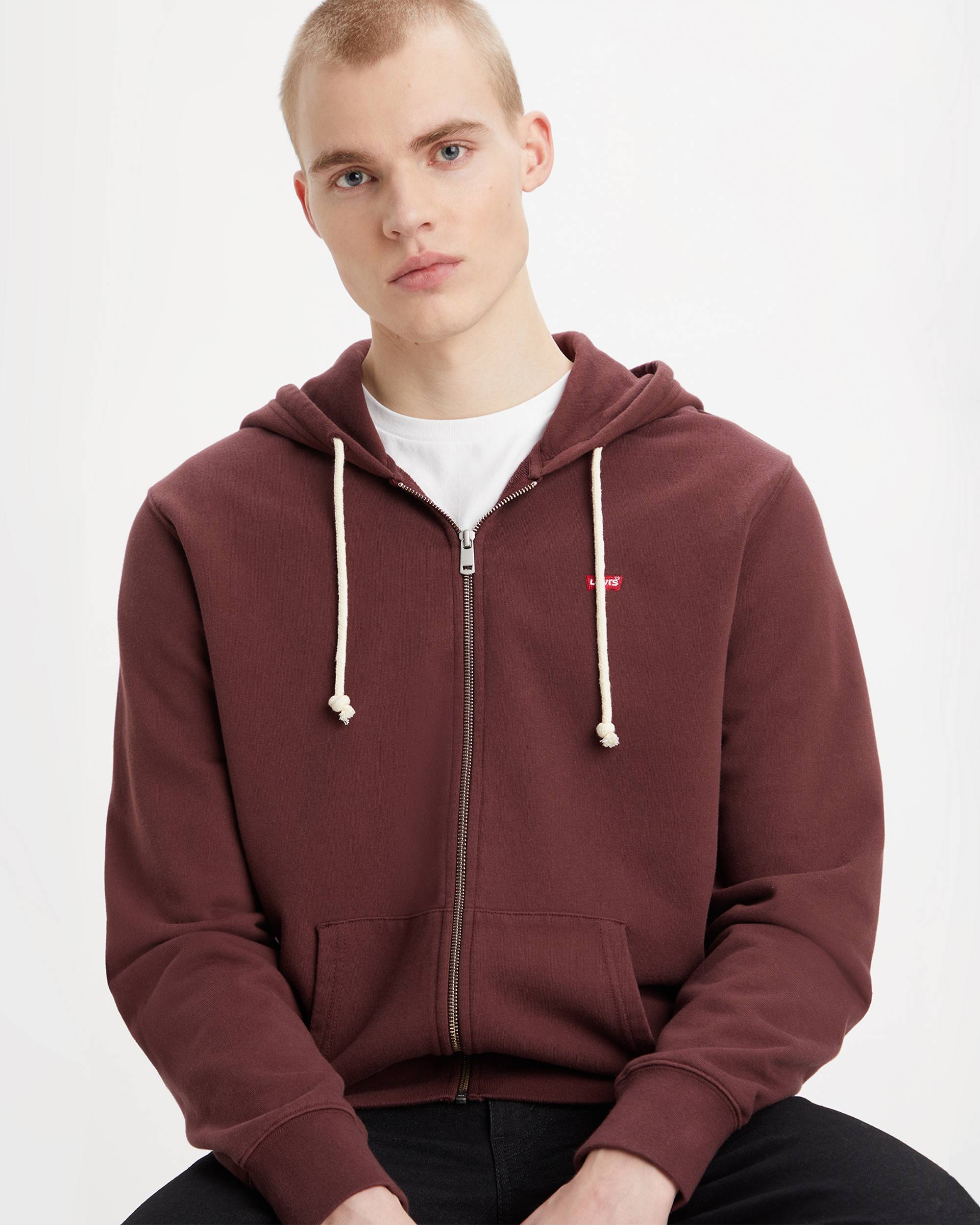 Original Housemark Zip Up Hoodie - Brown | Levi's® XK Original Housemark Zip Up Hoodie - Brown | Levi's® XK
