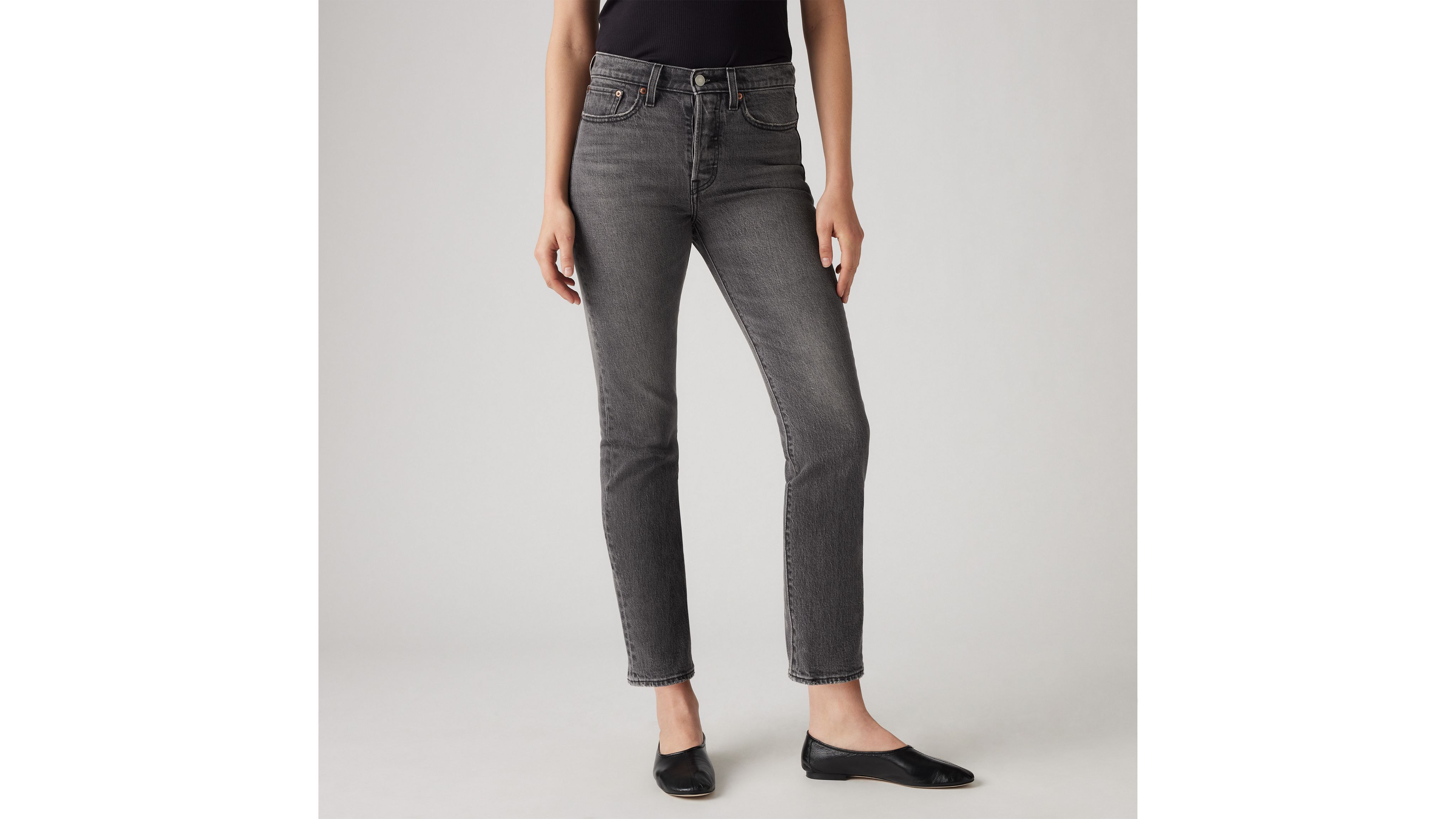 Wedgie Straight Ankle Women's Jeans - Black | Levi's® US