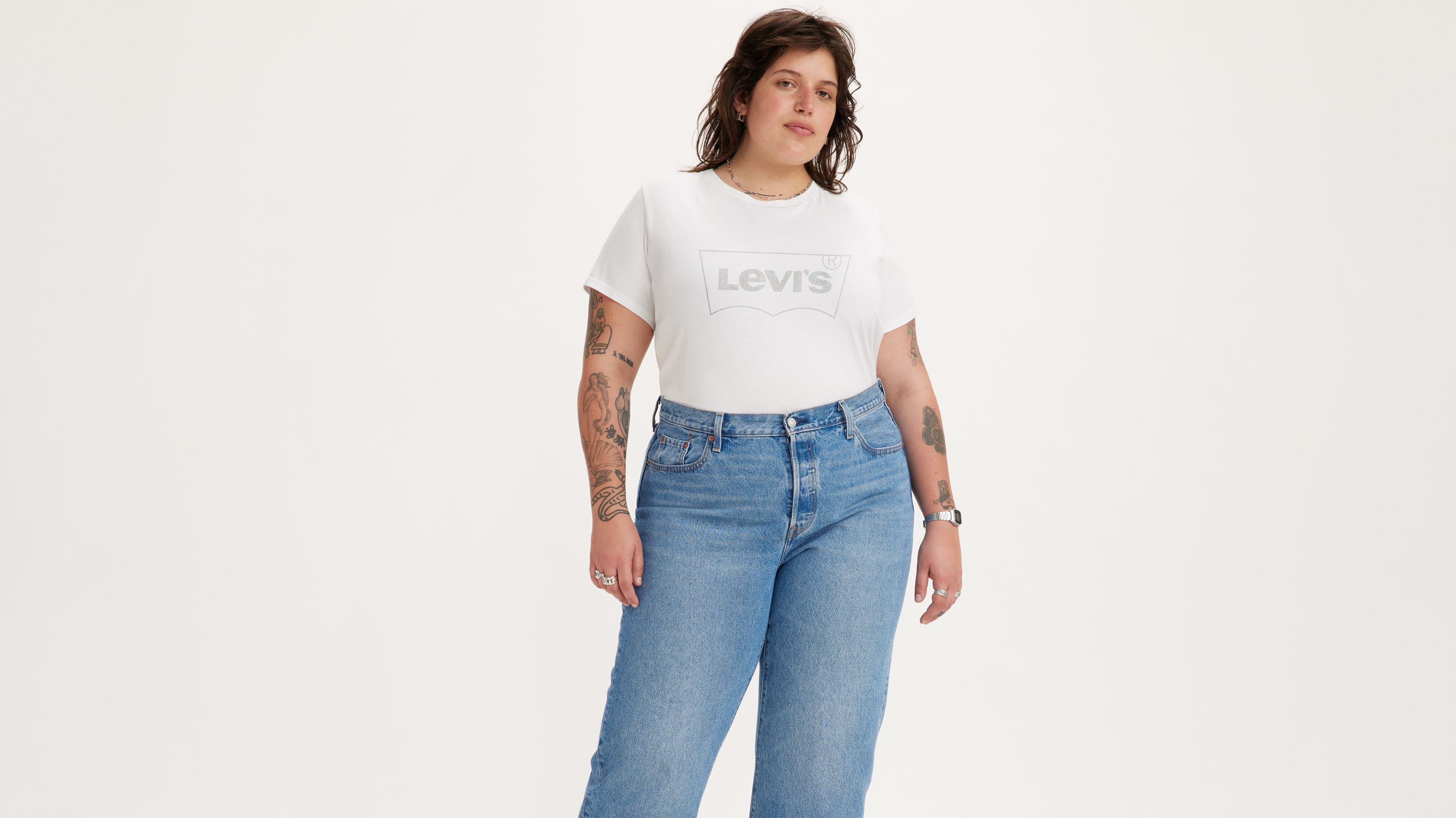 The Perfect Tee Plus Size White Levis® It