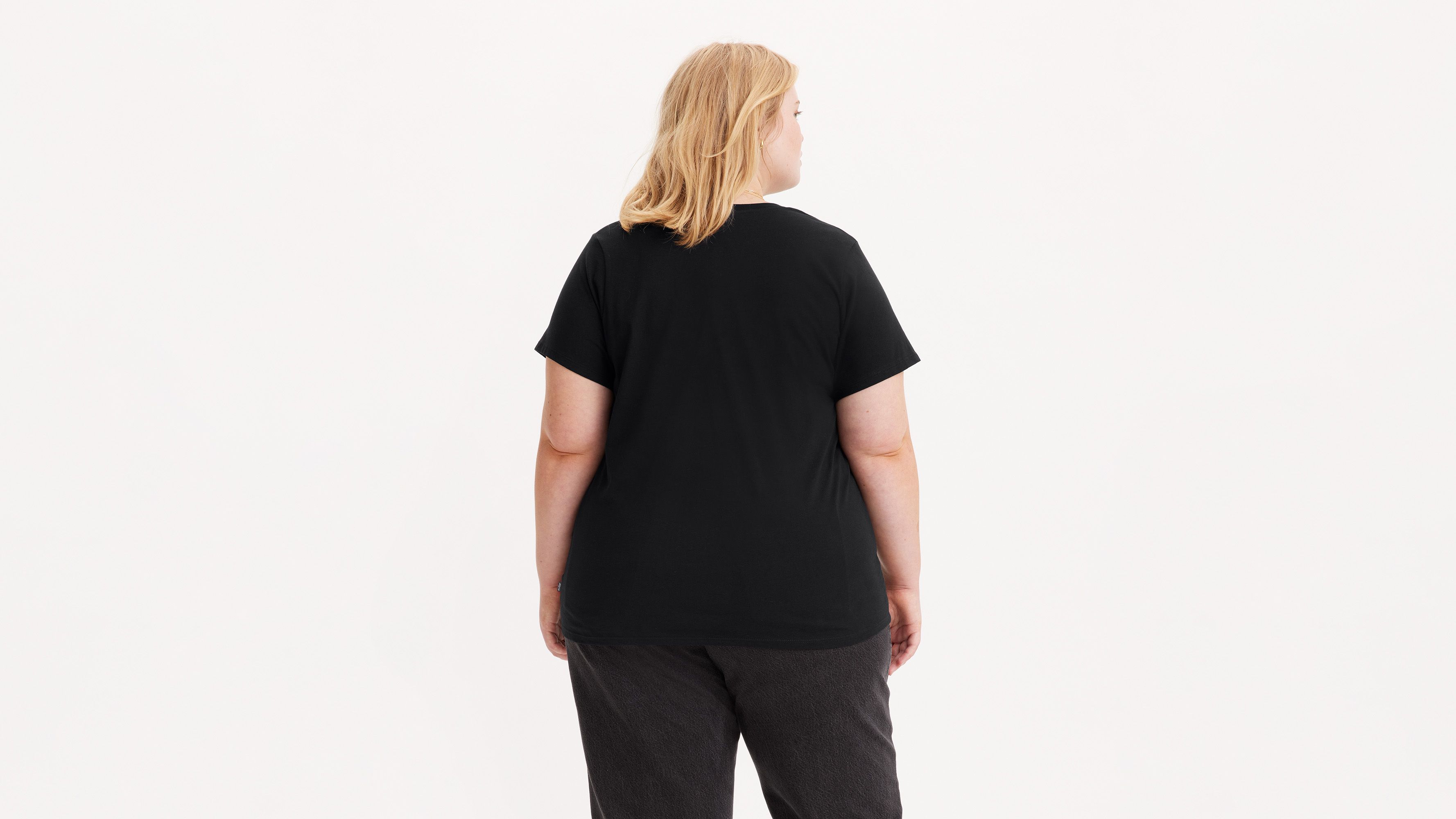Perfect Logo Tee (plus Size) - Black | Levi's® GB