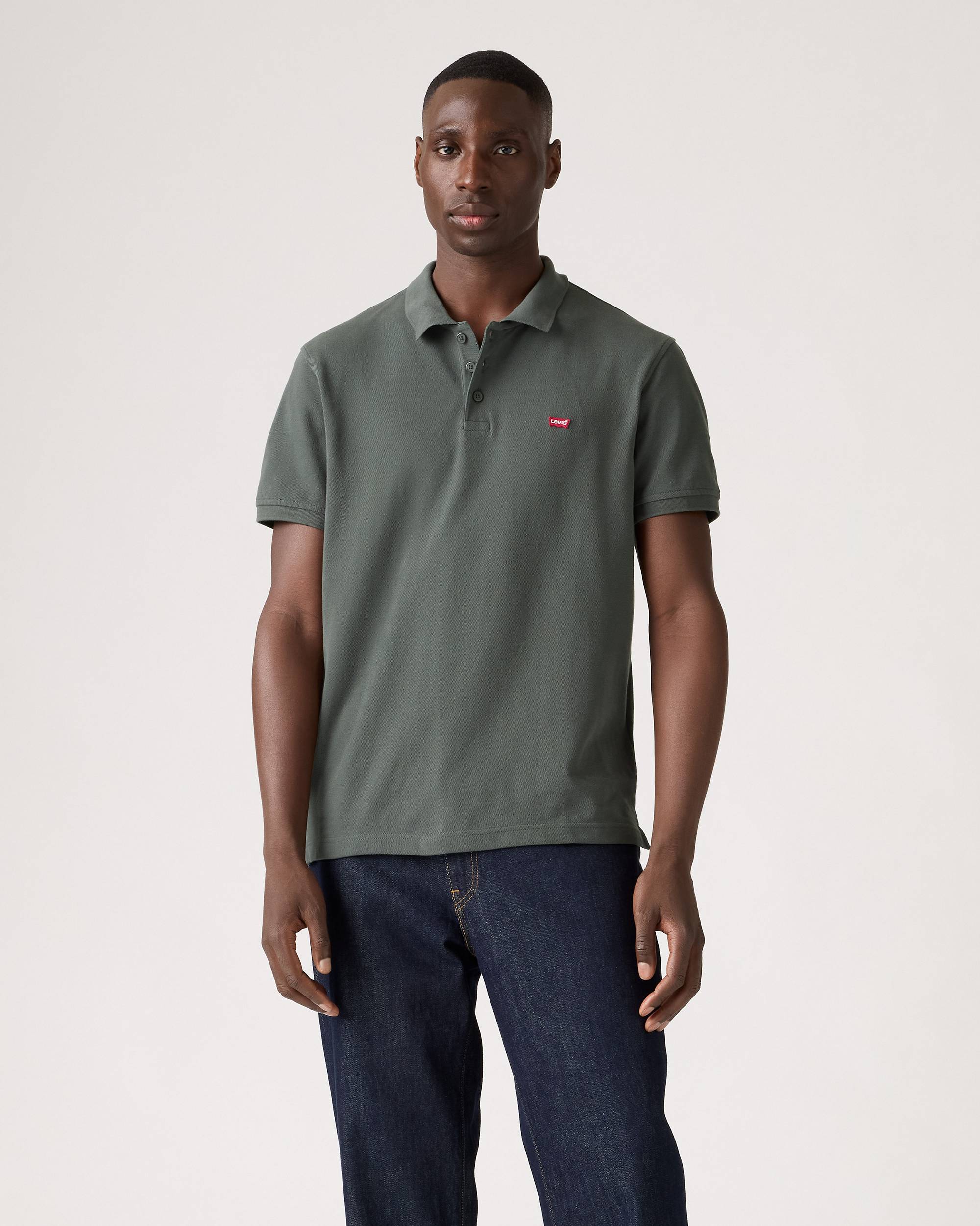 Housemark Polo Shirt - Grey | Levi's® US Housemark Polo Shirt - Grey | Levi's® US