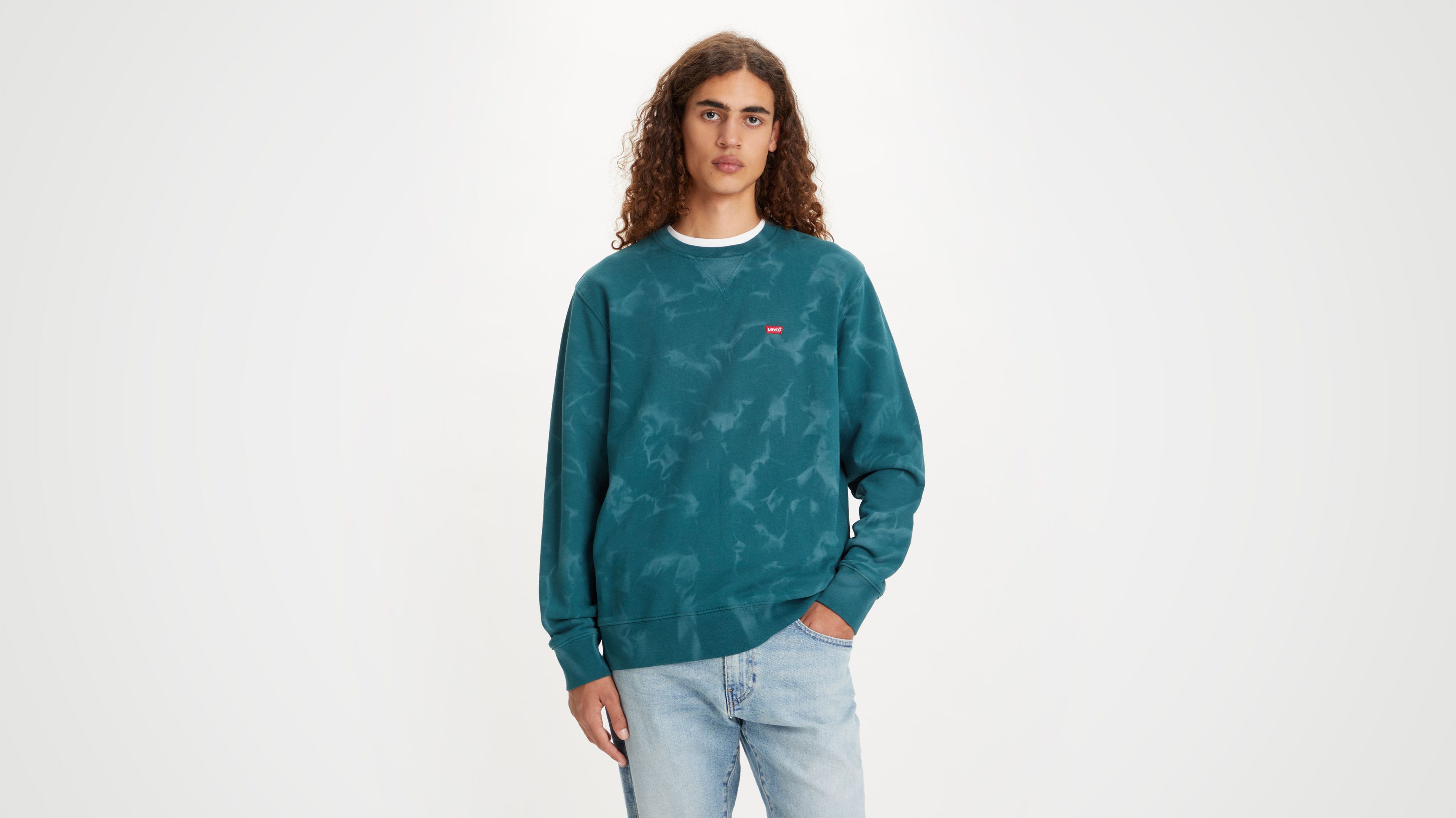 Original Housemark Crewneck Sweatshirt - Green | Levi's® EE