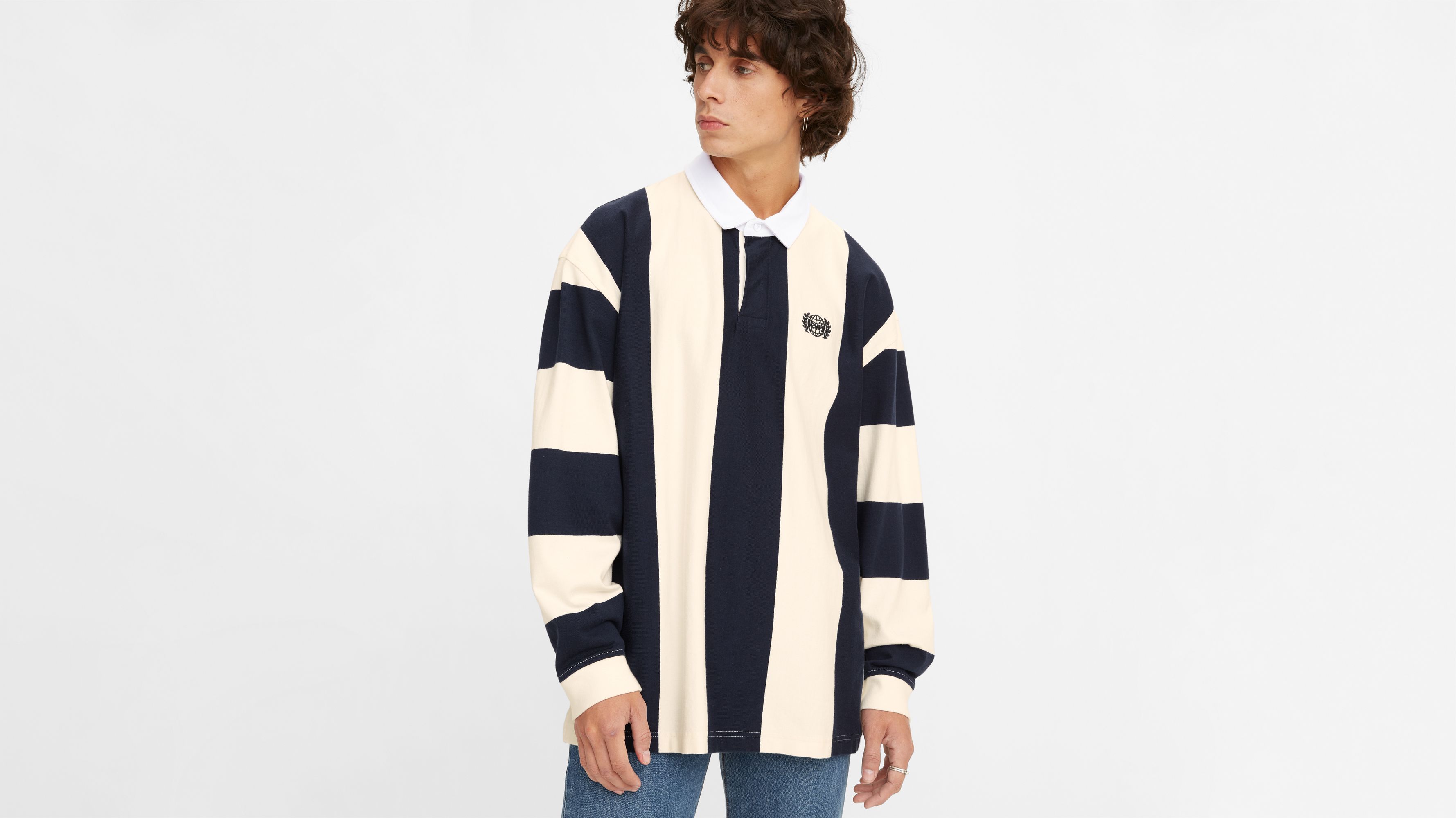 Long Sleeve Sport Rugby Shirt - Blue | Levi's® CA