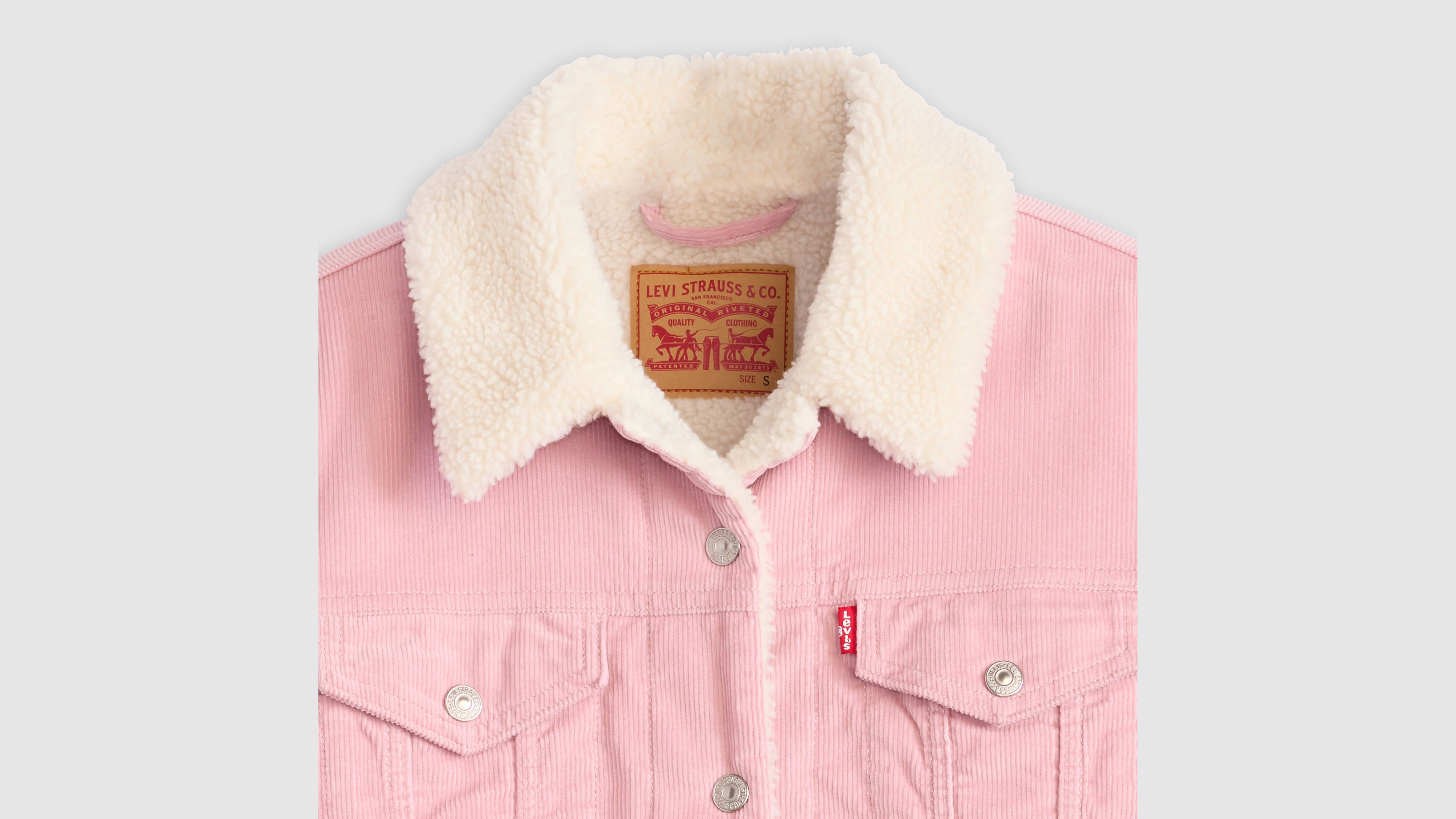 Original Sherpa Trucker Jacket - Pink | Levi's® US