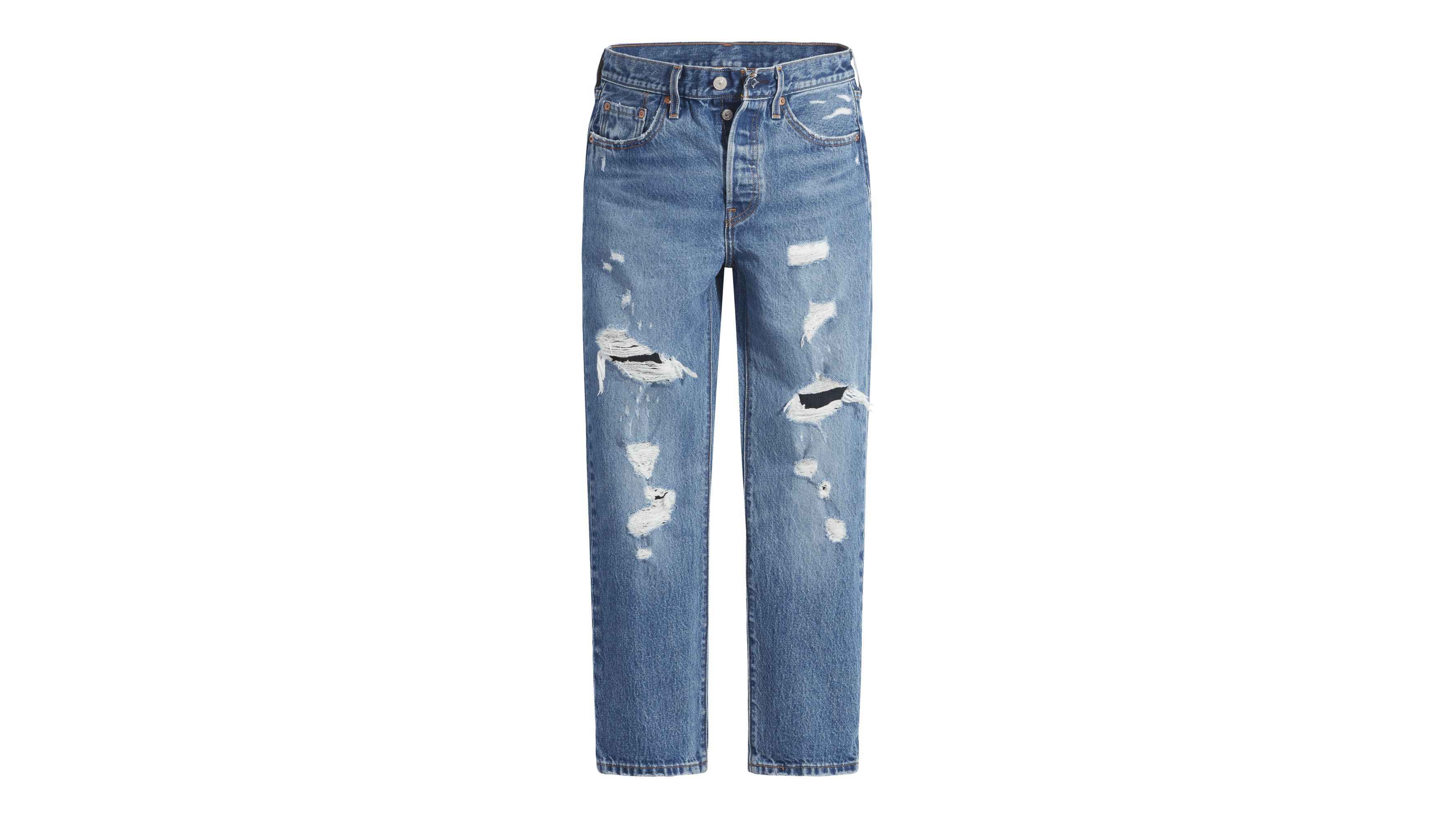 501® Levi's® Crop Jeans - Blue | Levi's® GR