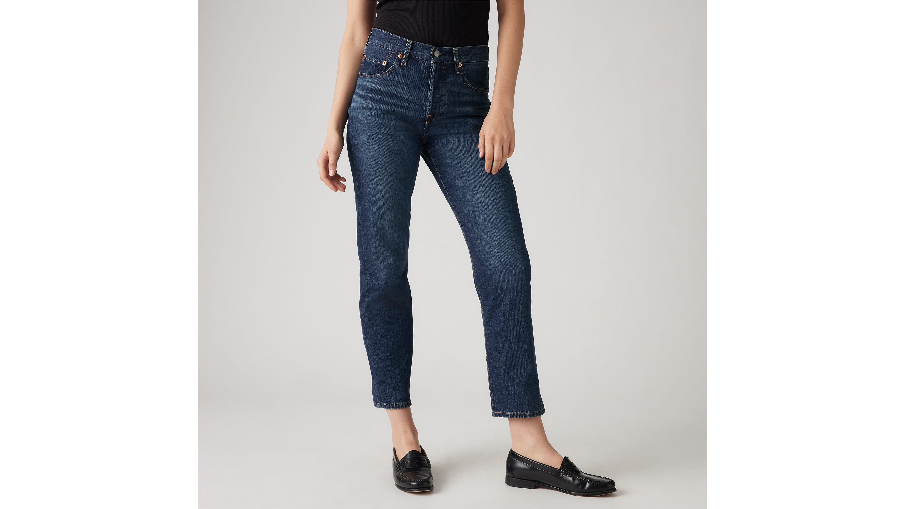 501® Original Cropped Women's Jeans - Dark Wash | Levi's® US