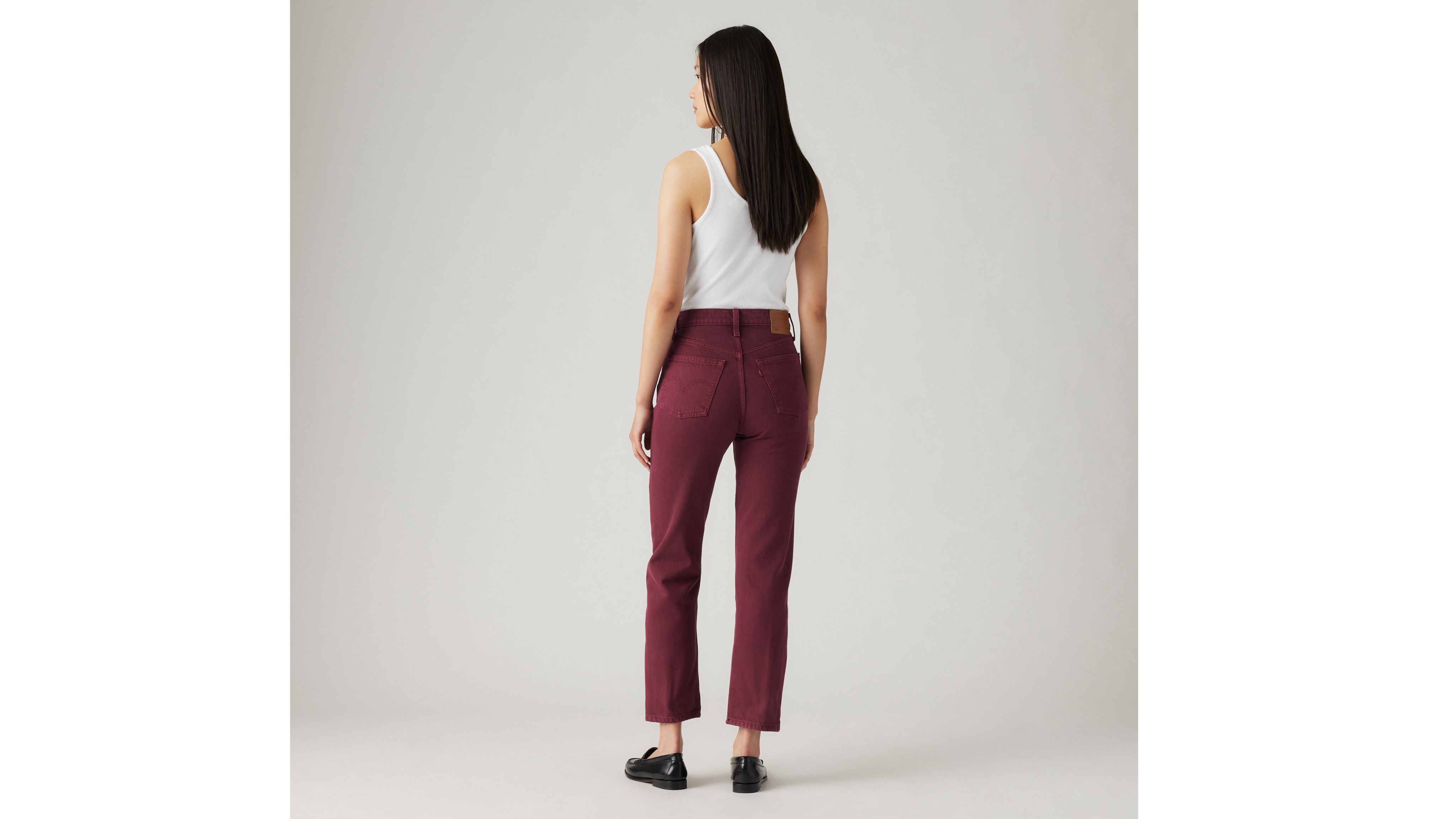 501® Original Cropped Women's Jeans - Red | Levi's® US