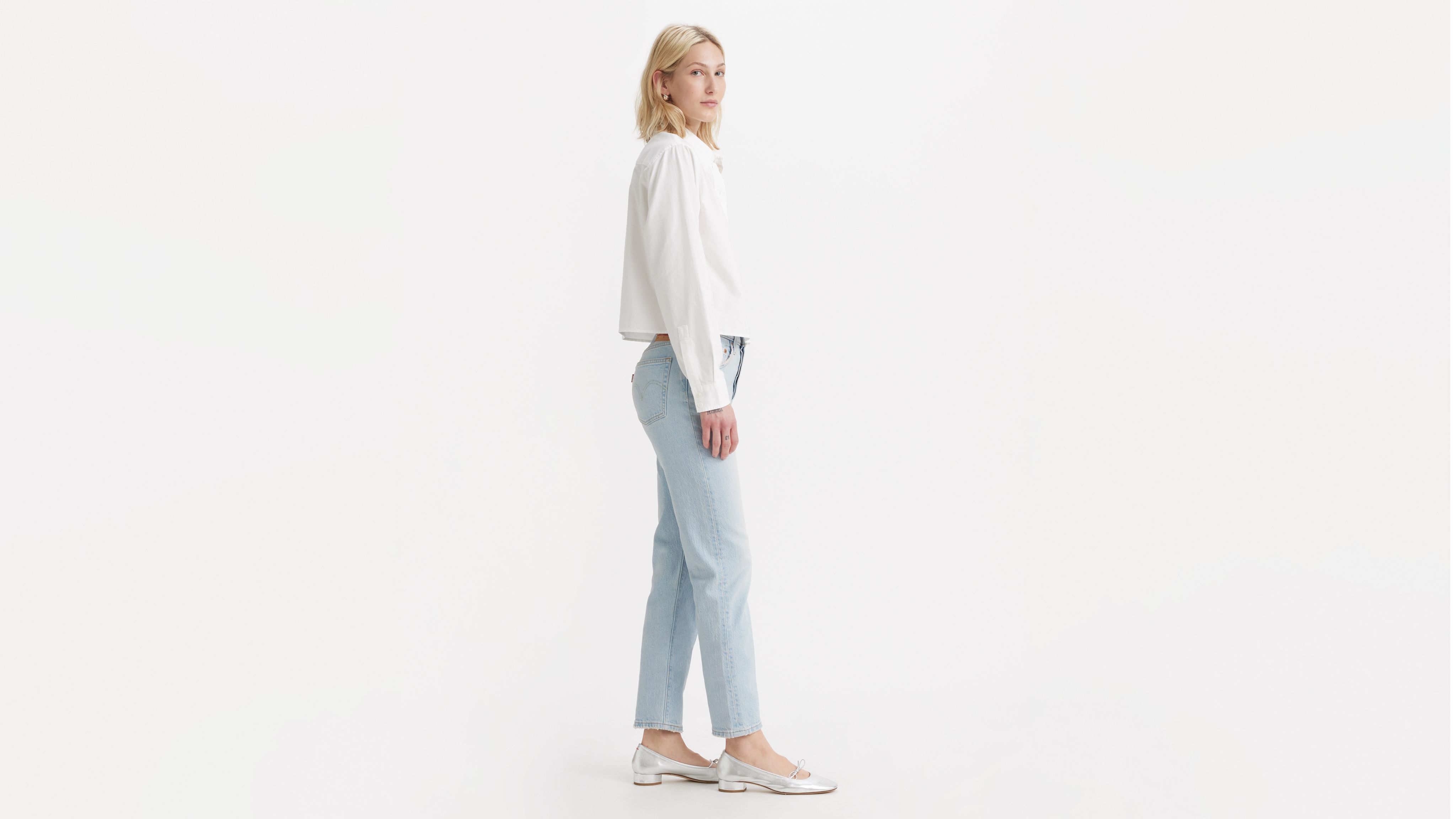 501® Crop Jeans - Blue | Levi's® IE