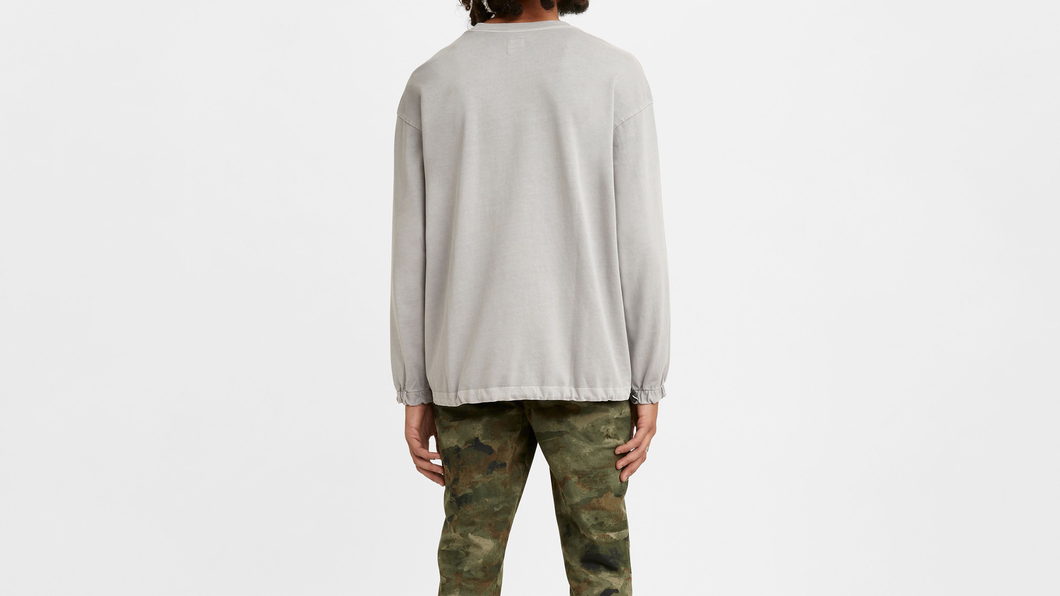Longsleeve Utility Pocket Tee Shirt - Grey | Levi's® CA
