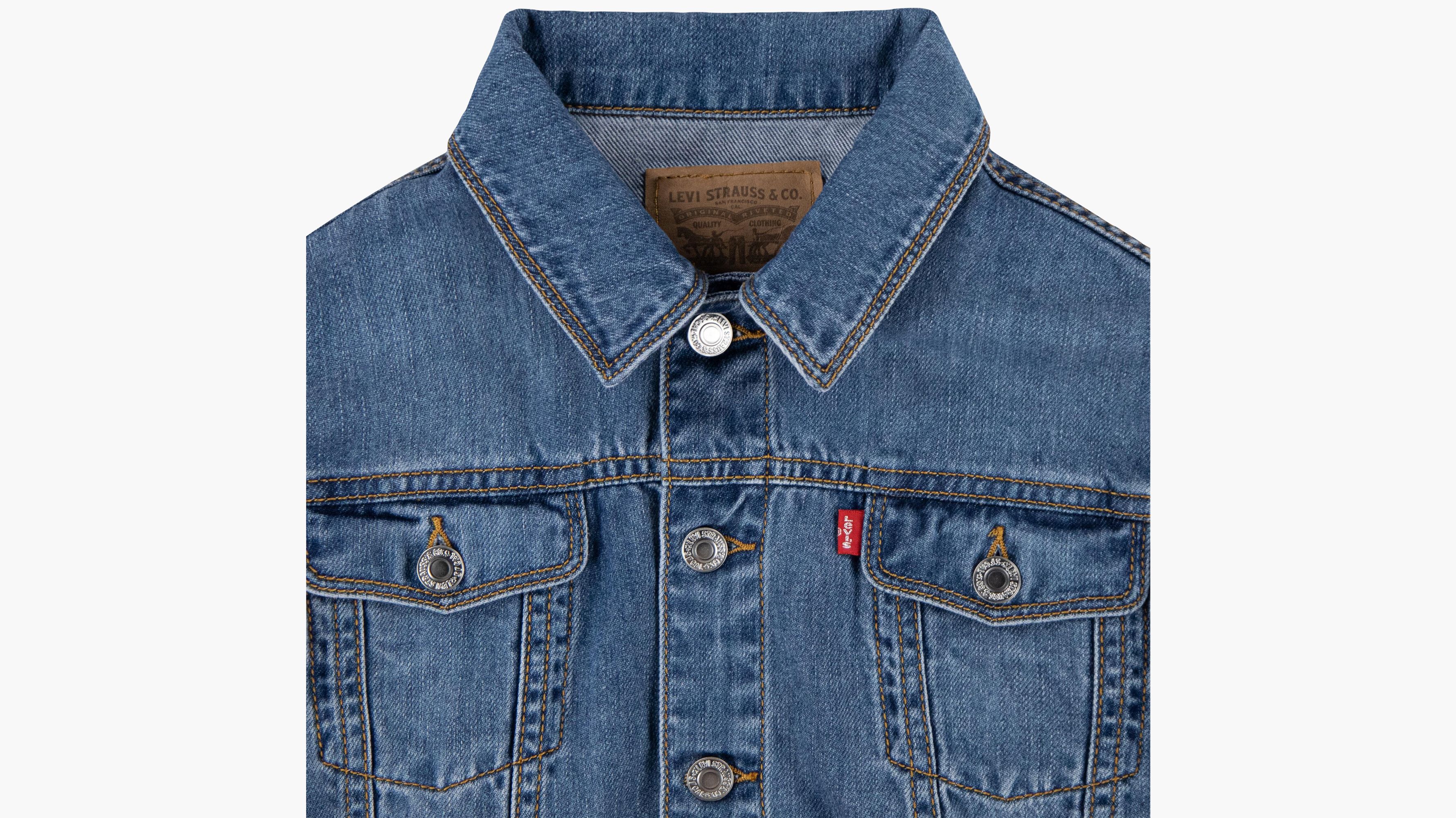 Big Girls S-xl Oversized Trucker Jacket - Medium Wash | Levi's® US