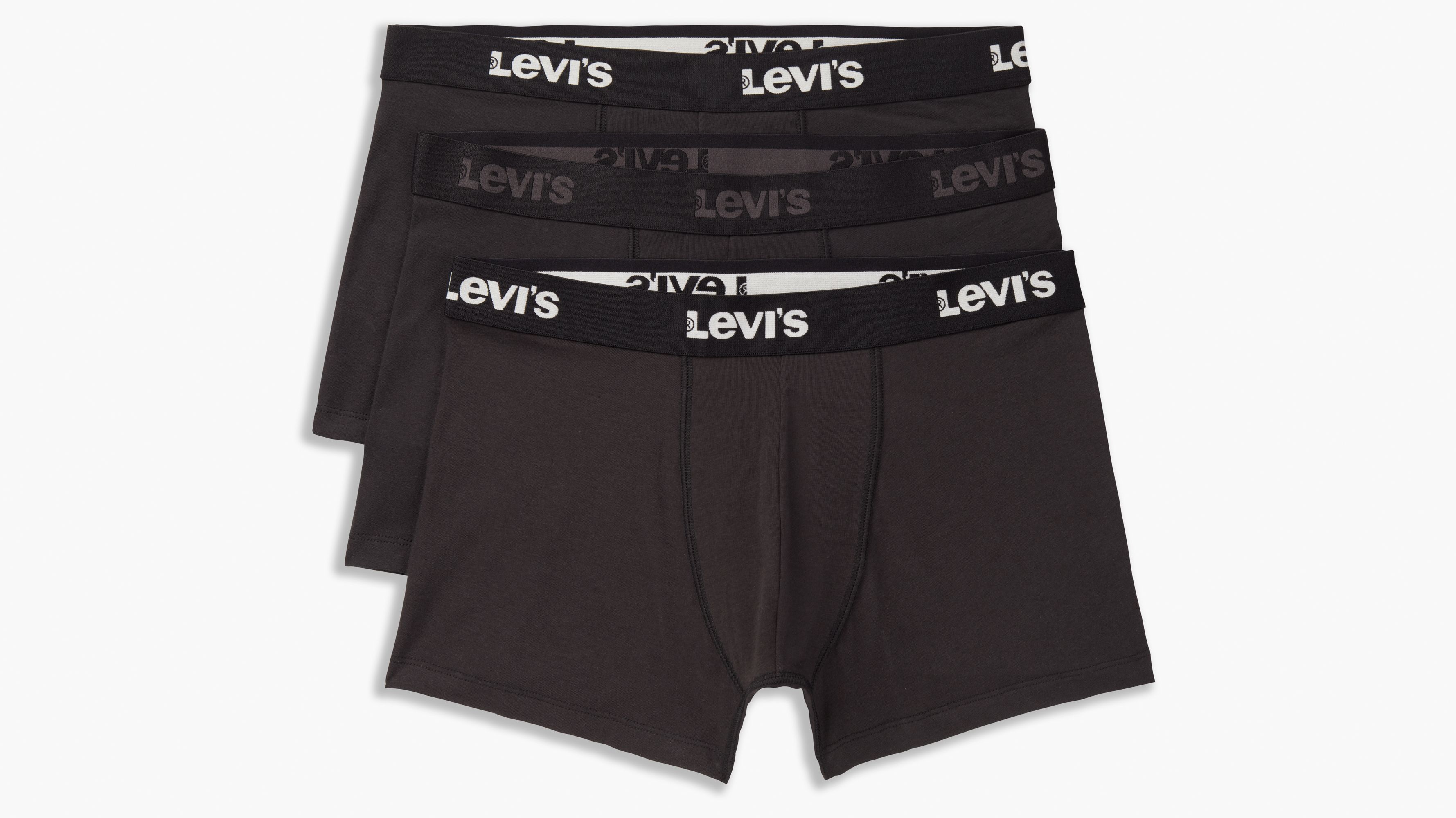 Levi's® Boxer Brief - 3 Pack - Black | Levi's® BE