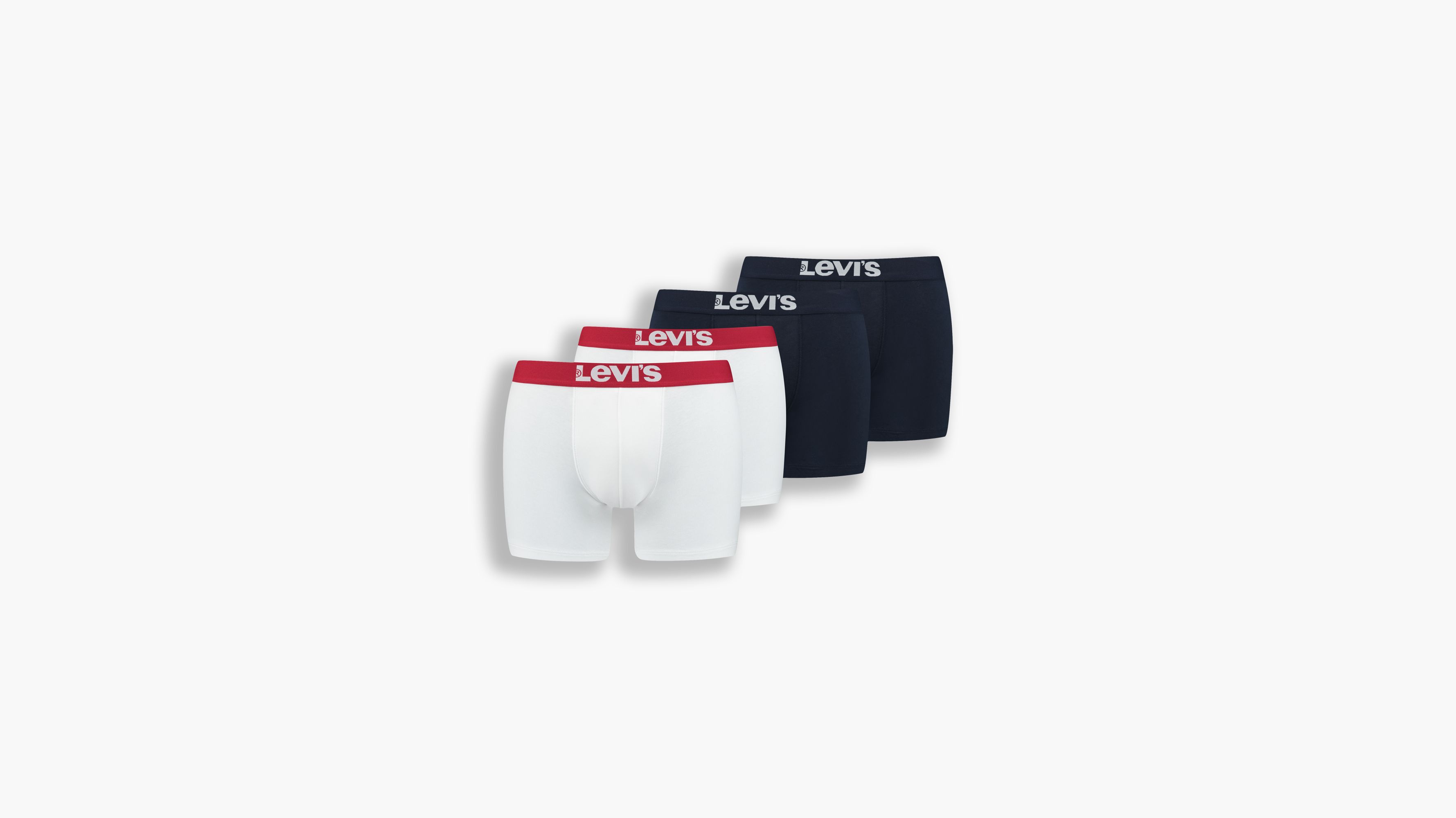 Levi's® Basic Boxer Brief - 4 Pack - Multi Colour | Levi's® ES