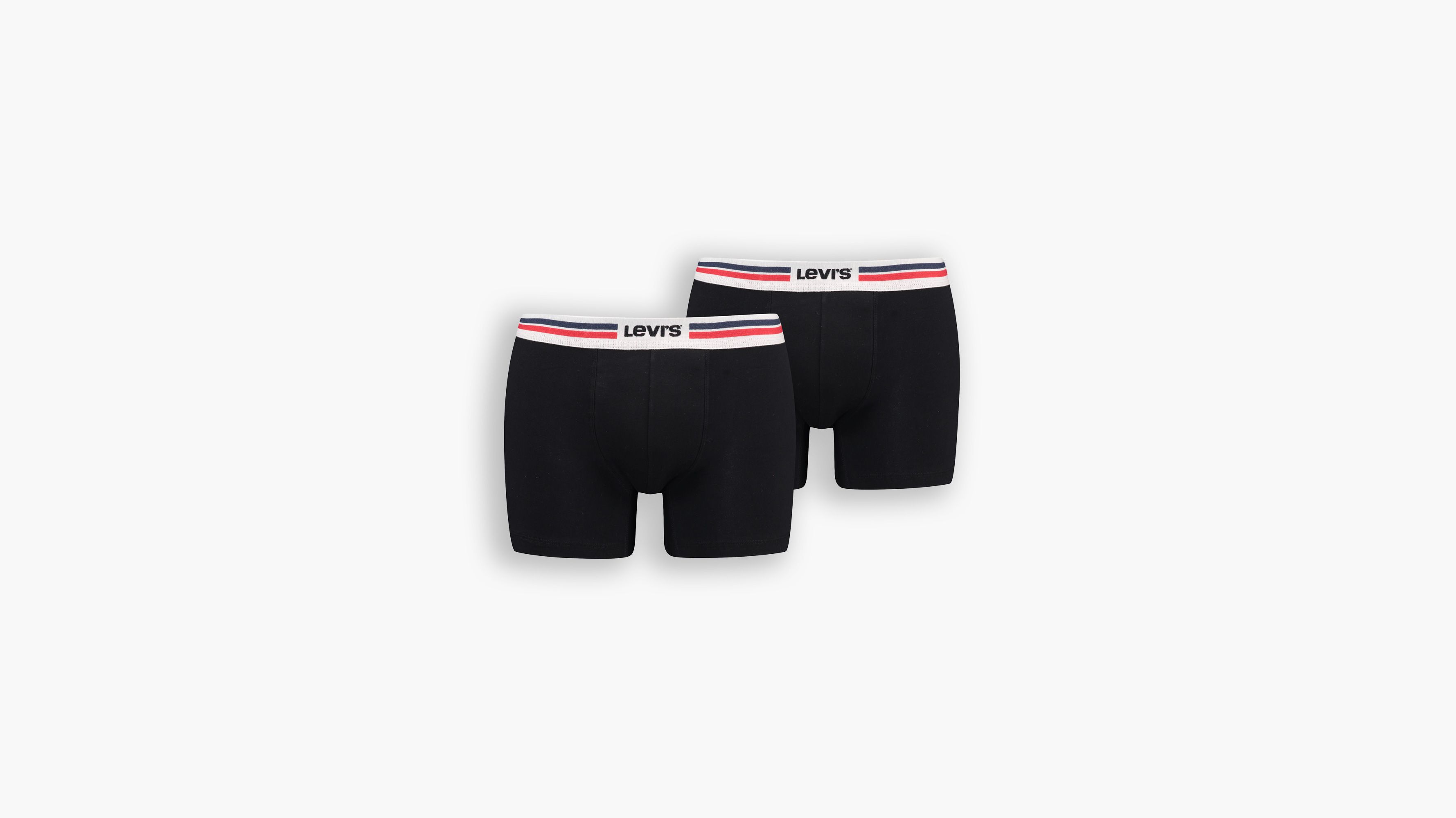 Levi's® Sportswear Logo Boxer Briefs - 2 Pack - Black | Levi's® GB