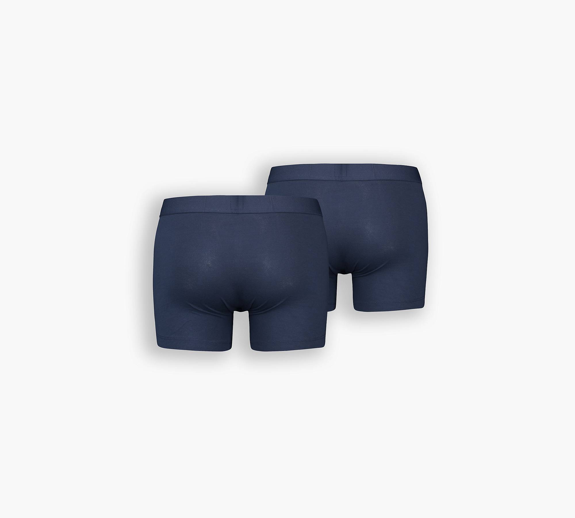 Calzoncillos Bóxer De Un Color Levi's®: Paquete De 2 - Azul | Levi's® ES Calzoncillos Bóxer De Un Color Levi's®: Paquete De 2 - Azul | Levi's® ES
