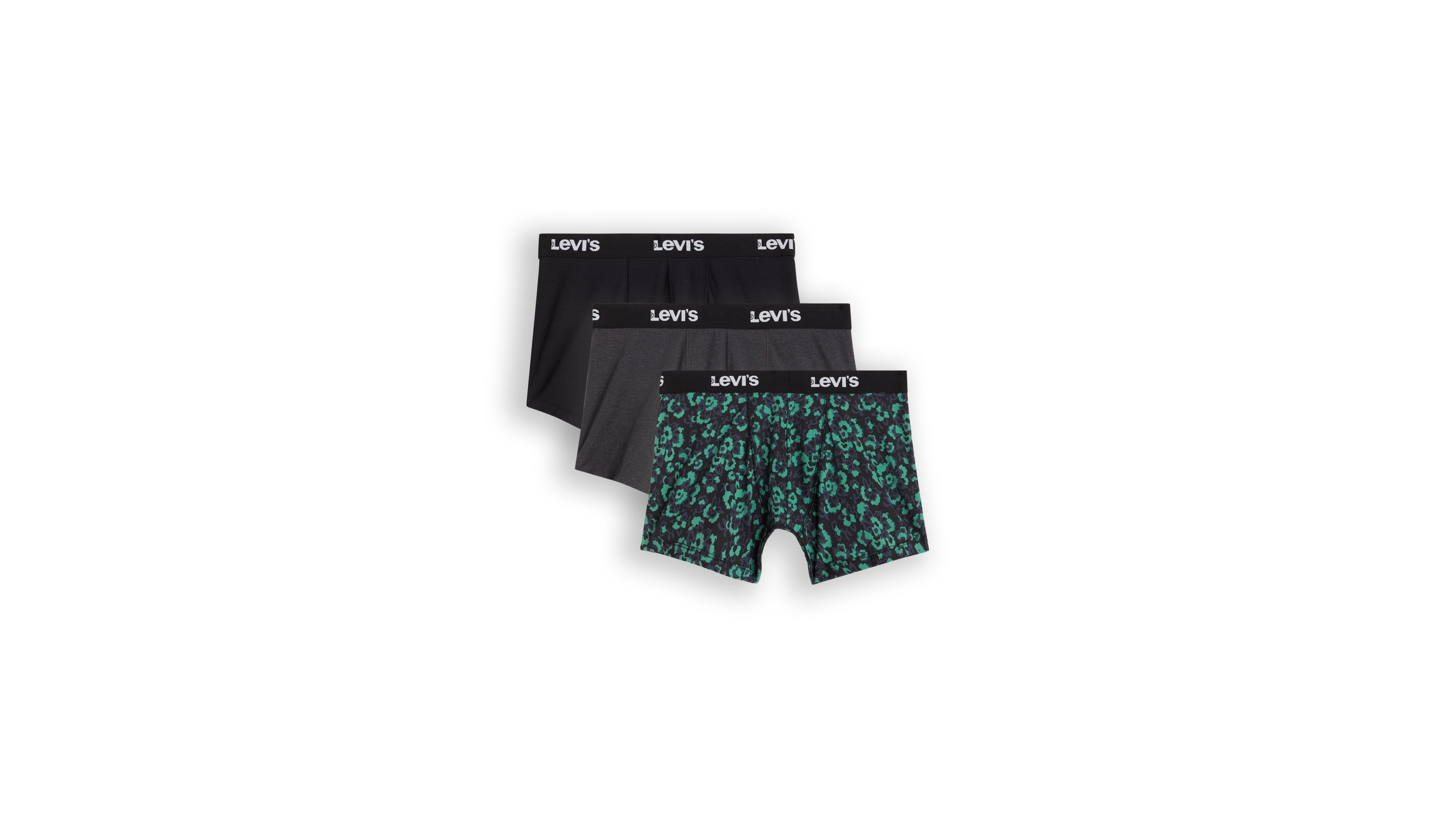 Levi's® Alfred Floral Boxer Brief - 3 Pack - Grey | Levi's® DK